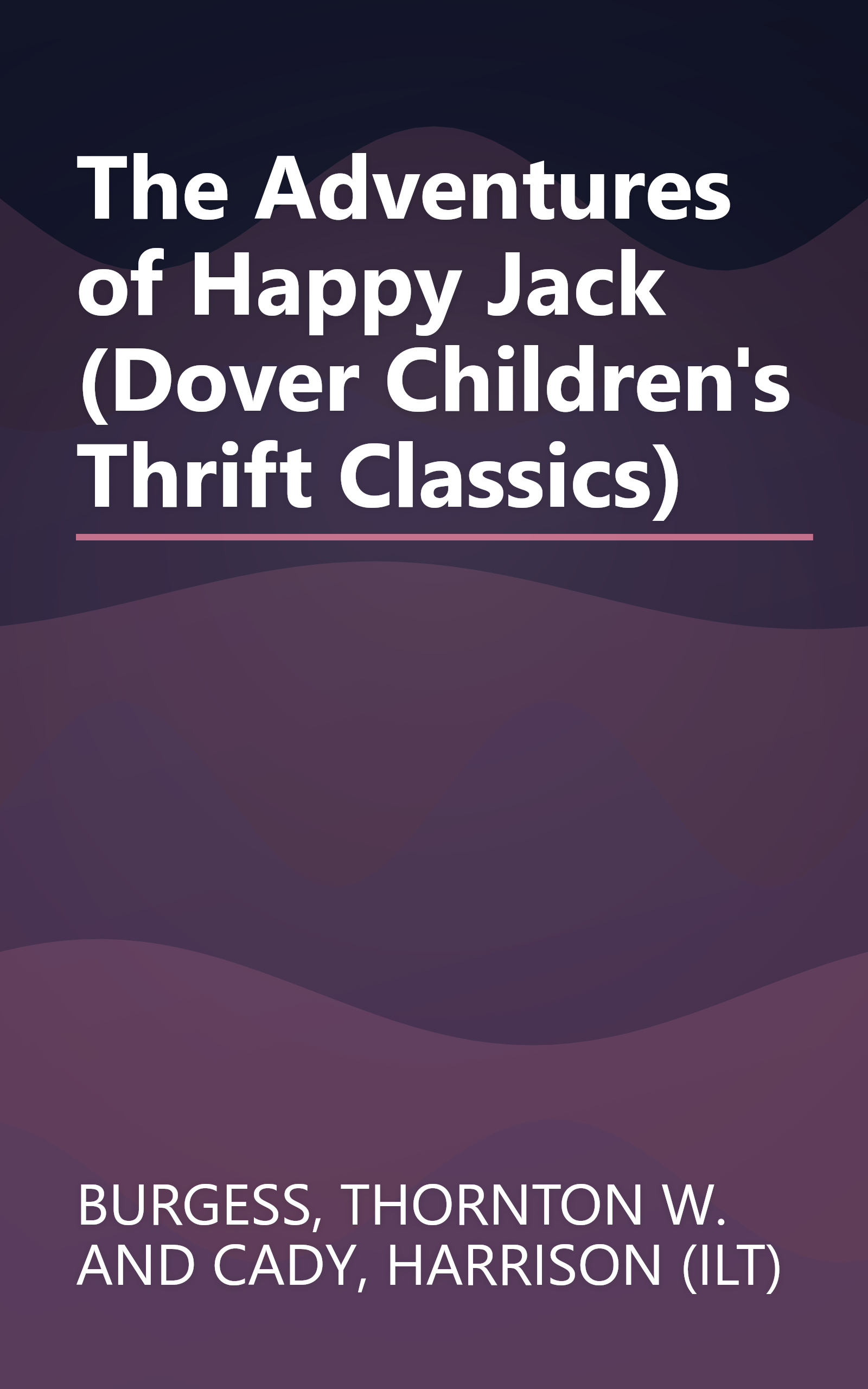 The Adventures of Happy Jack (Dover Children's Thrift Classics) book cover