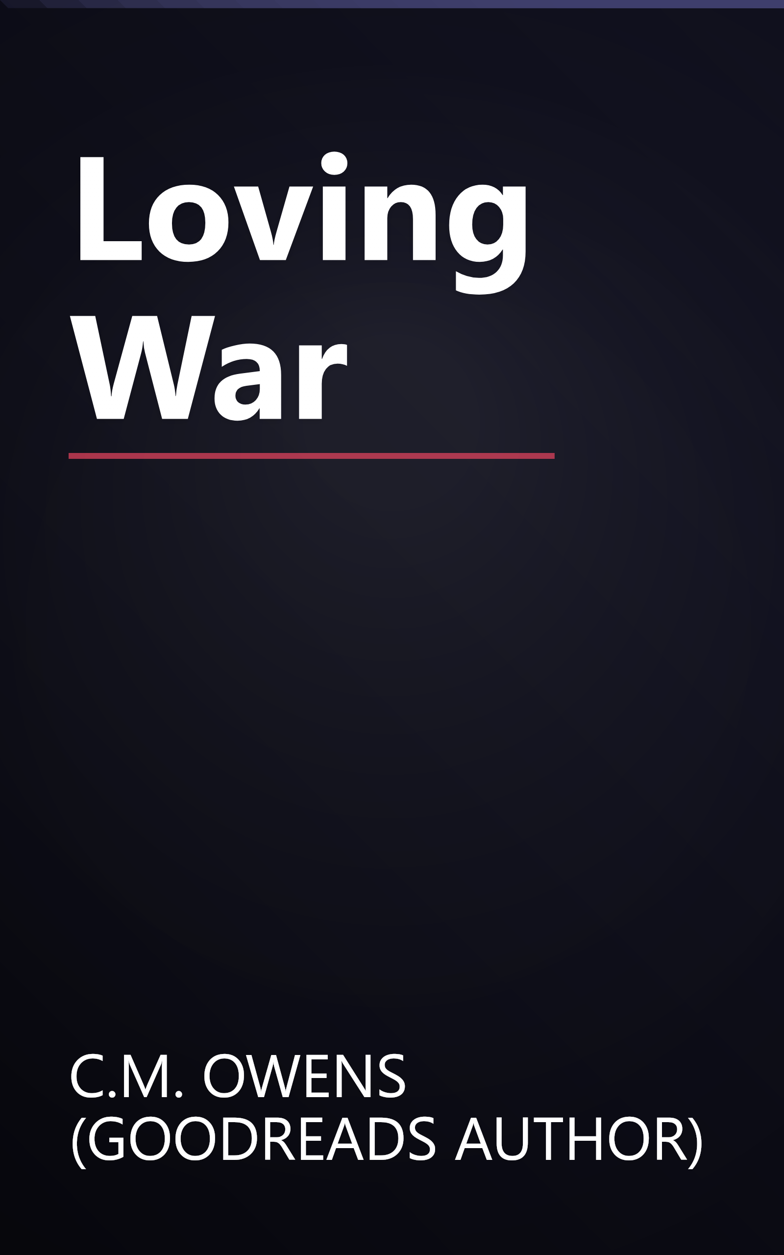 Loving War book cover