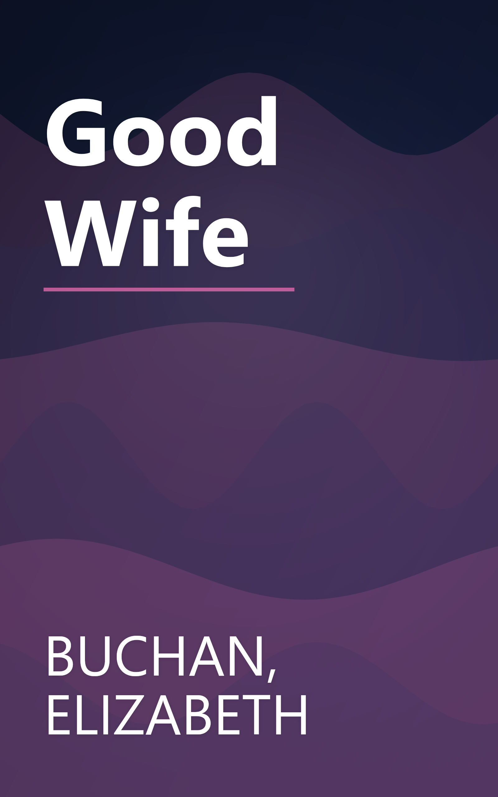 Good Wife book cover