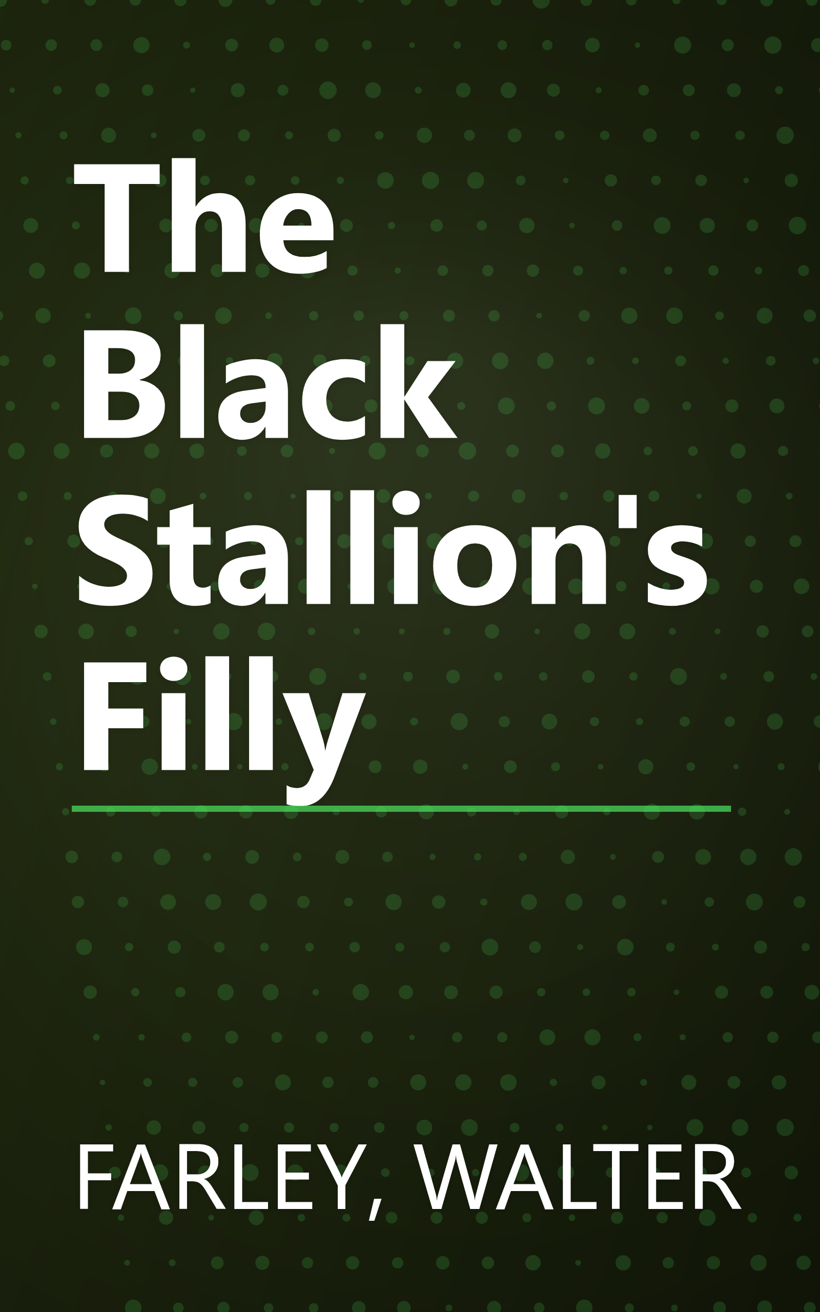 The Black Stallion's Filly book cover