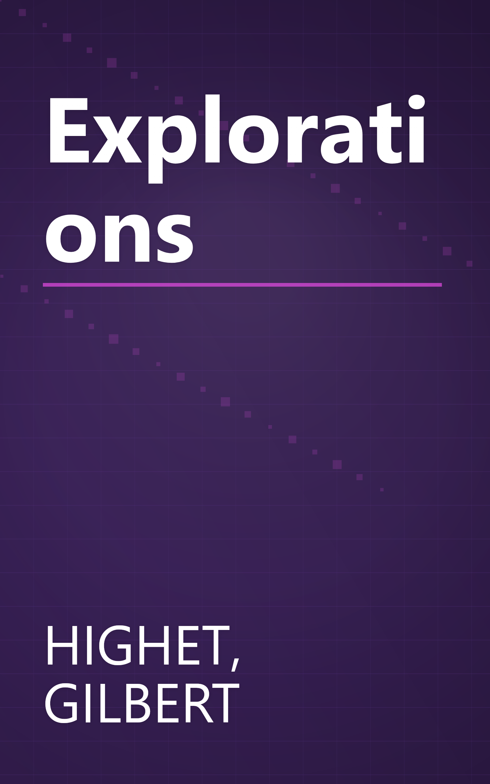 Explorations book cover