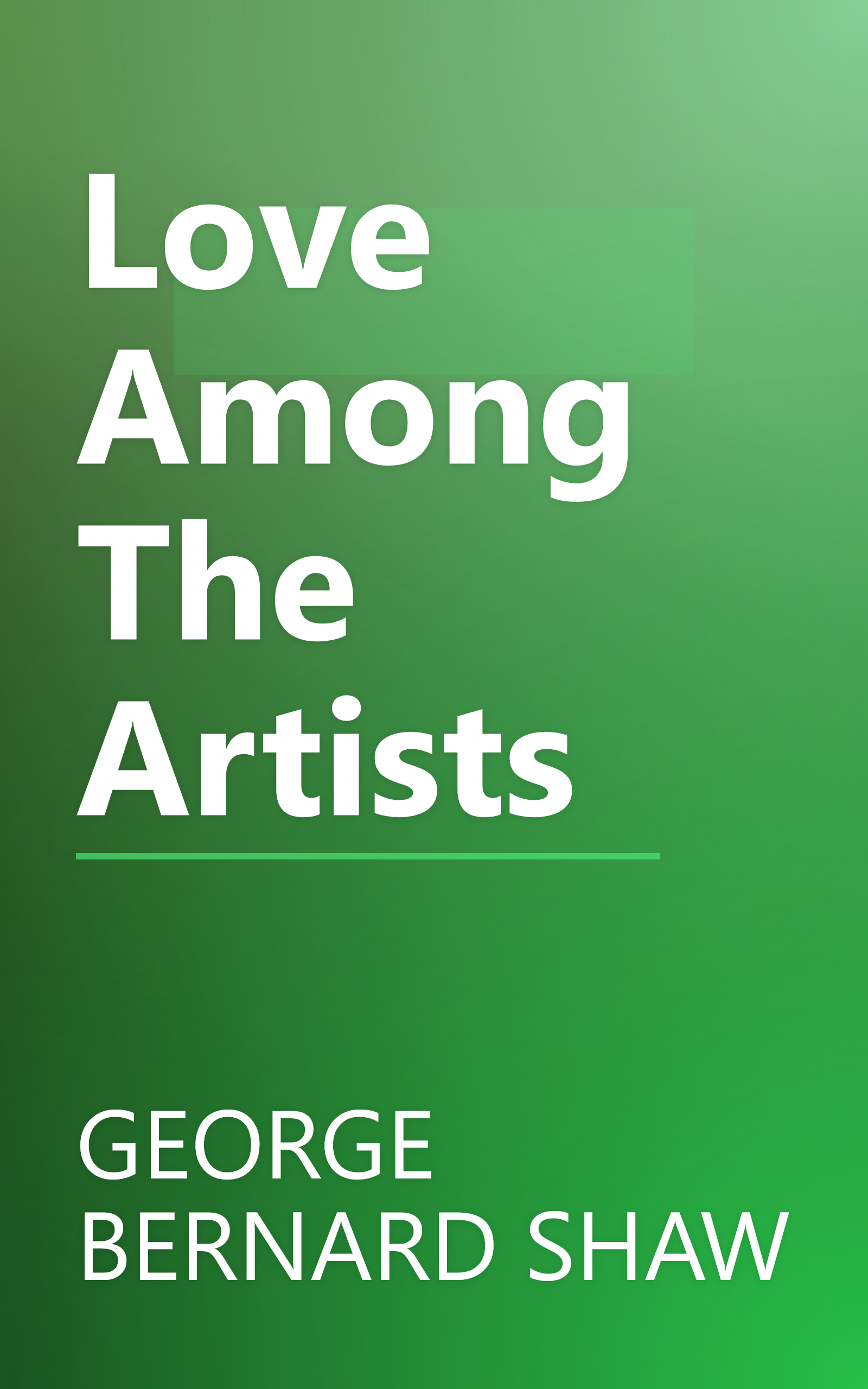 Love Among The Artists book cover