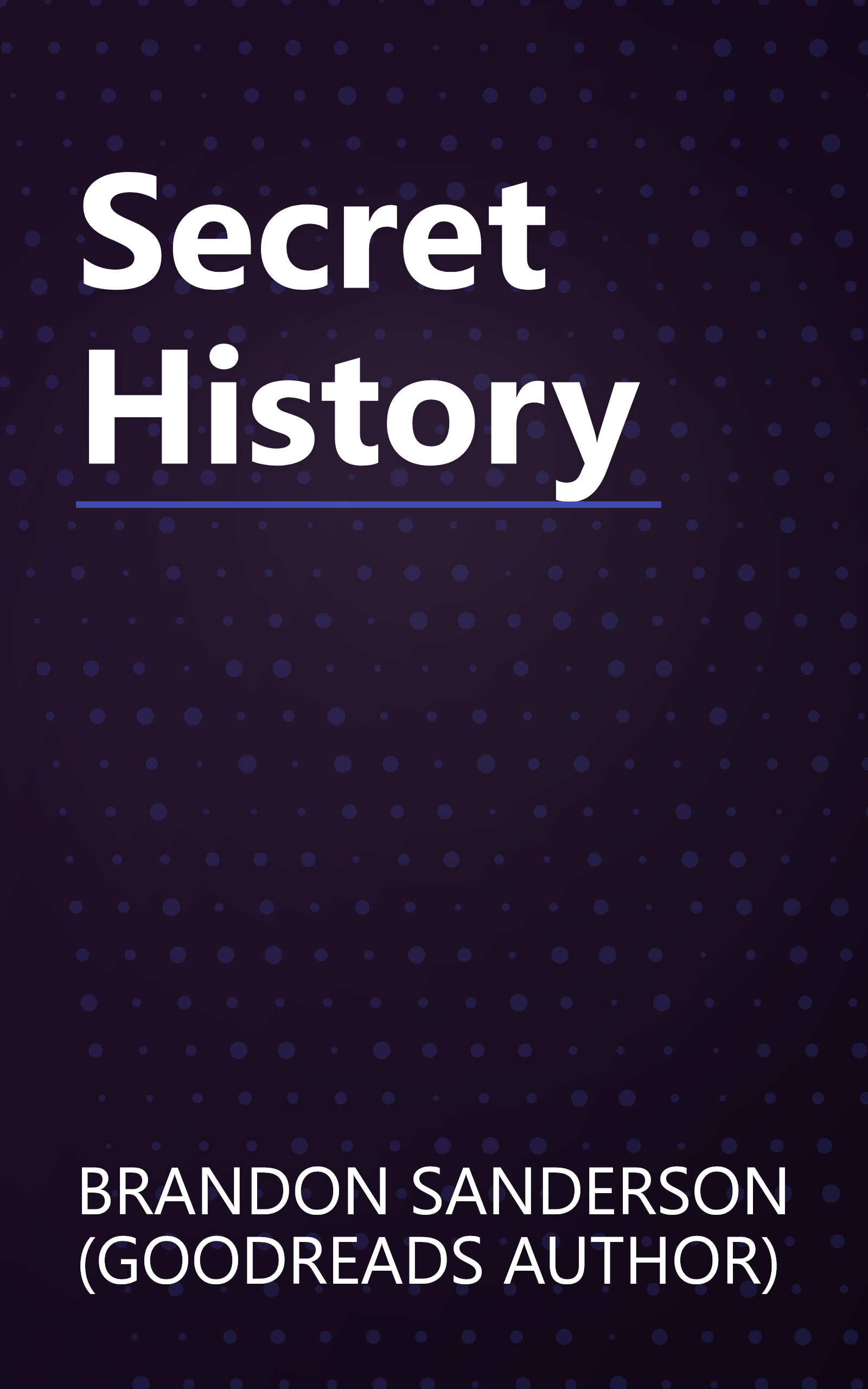 Secret History book cover