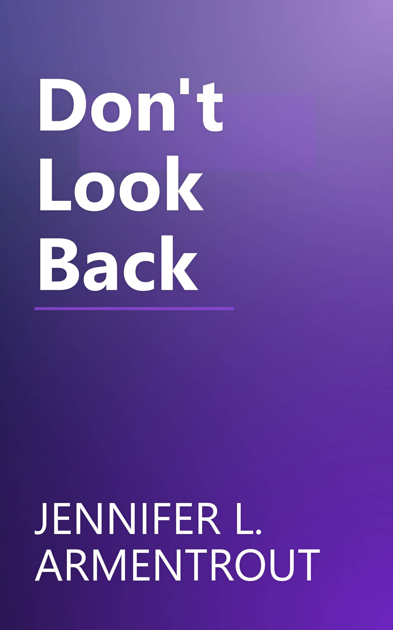 Don't Look Back book cover
