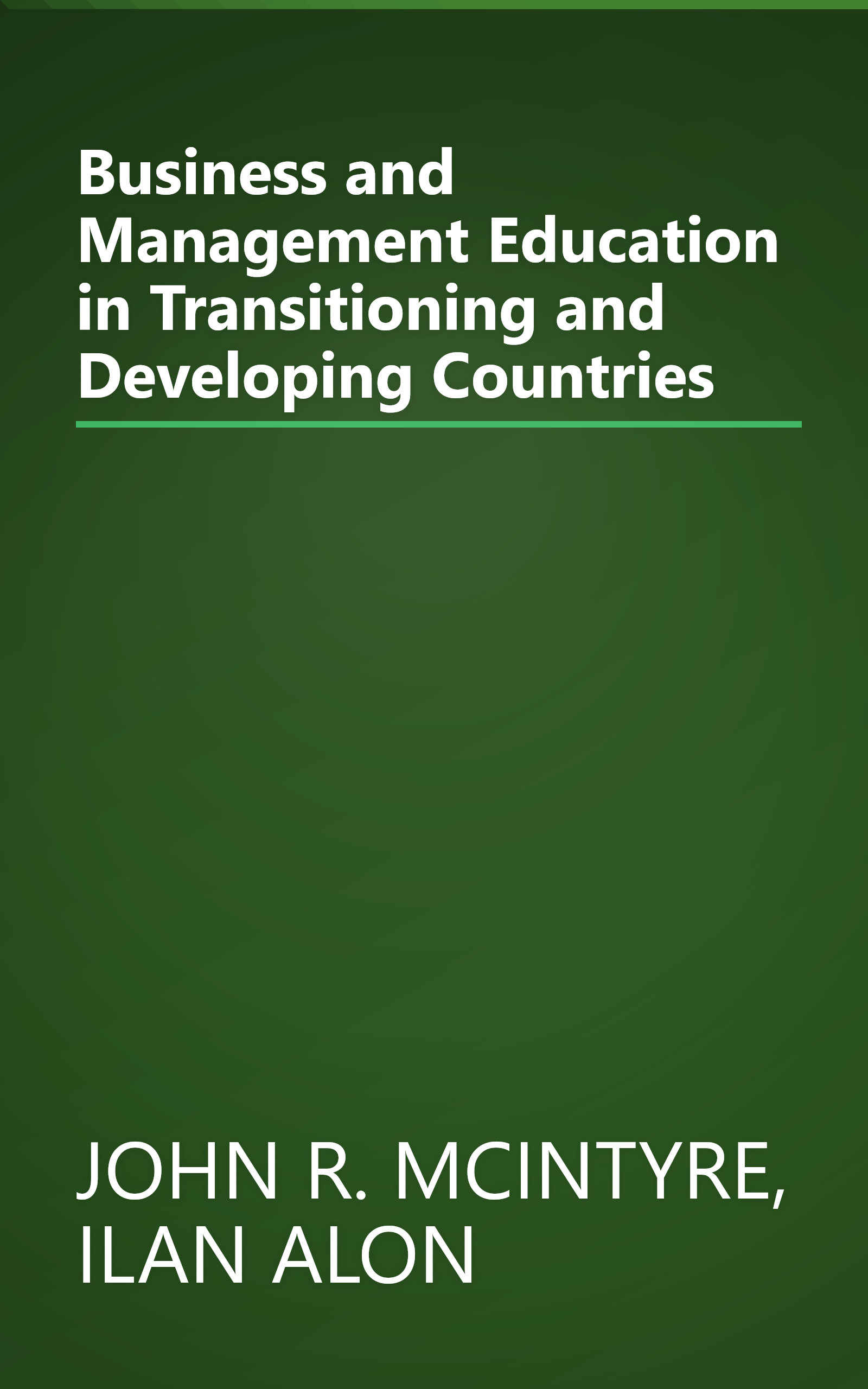 Business and Management Education in Transitioning and Developing Countries book cover