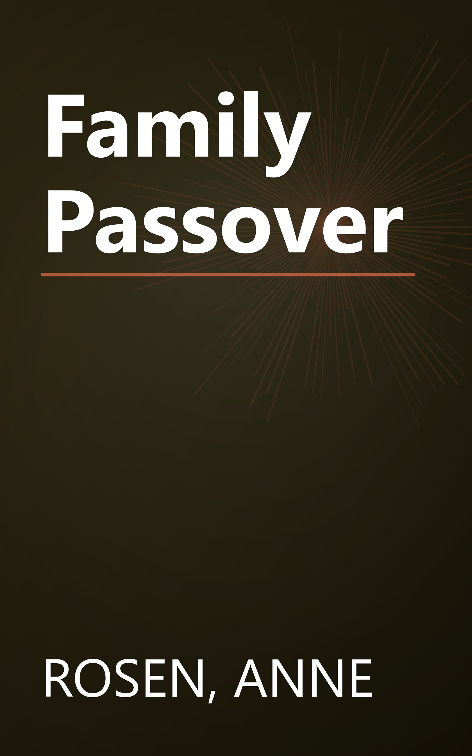 Family Passover book cover