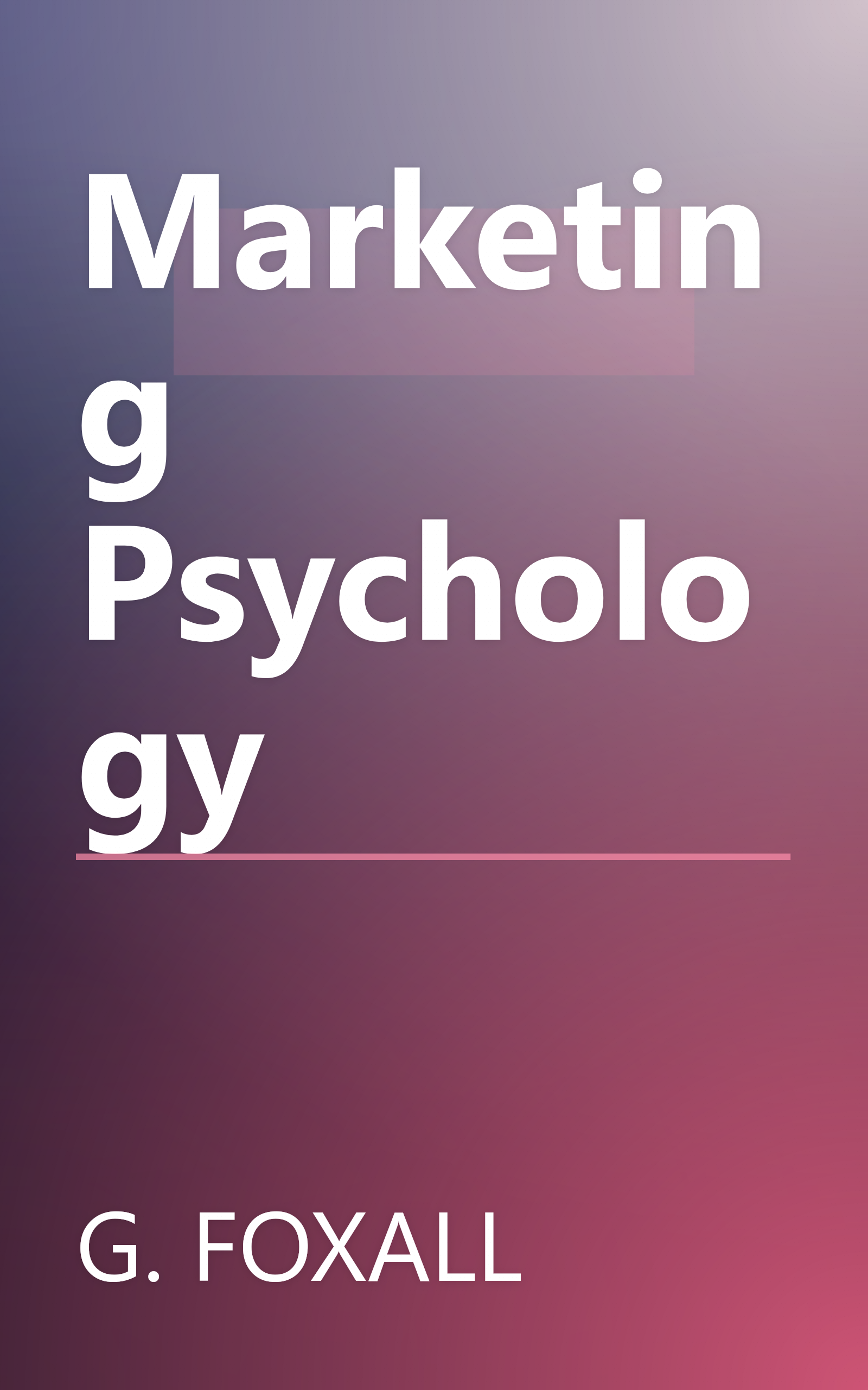 Marketing Psychology book cover