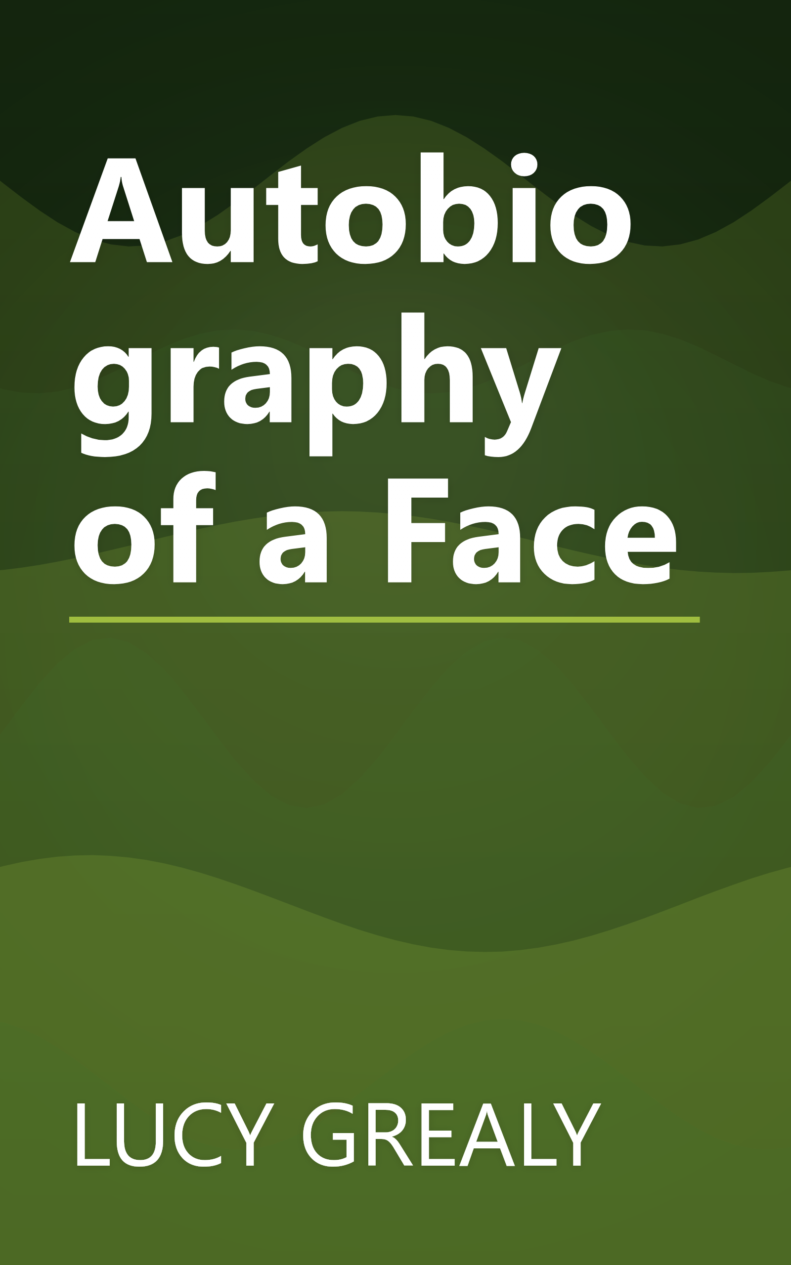 Autobiography of a Face book cover