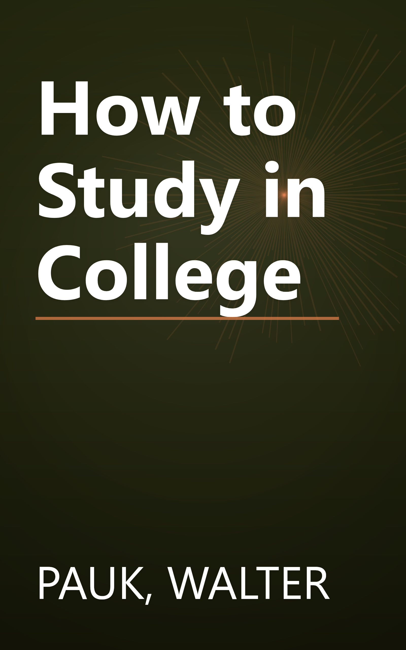 How to Study in College book cover