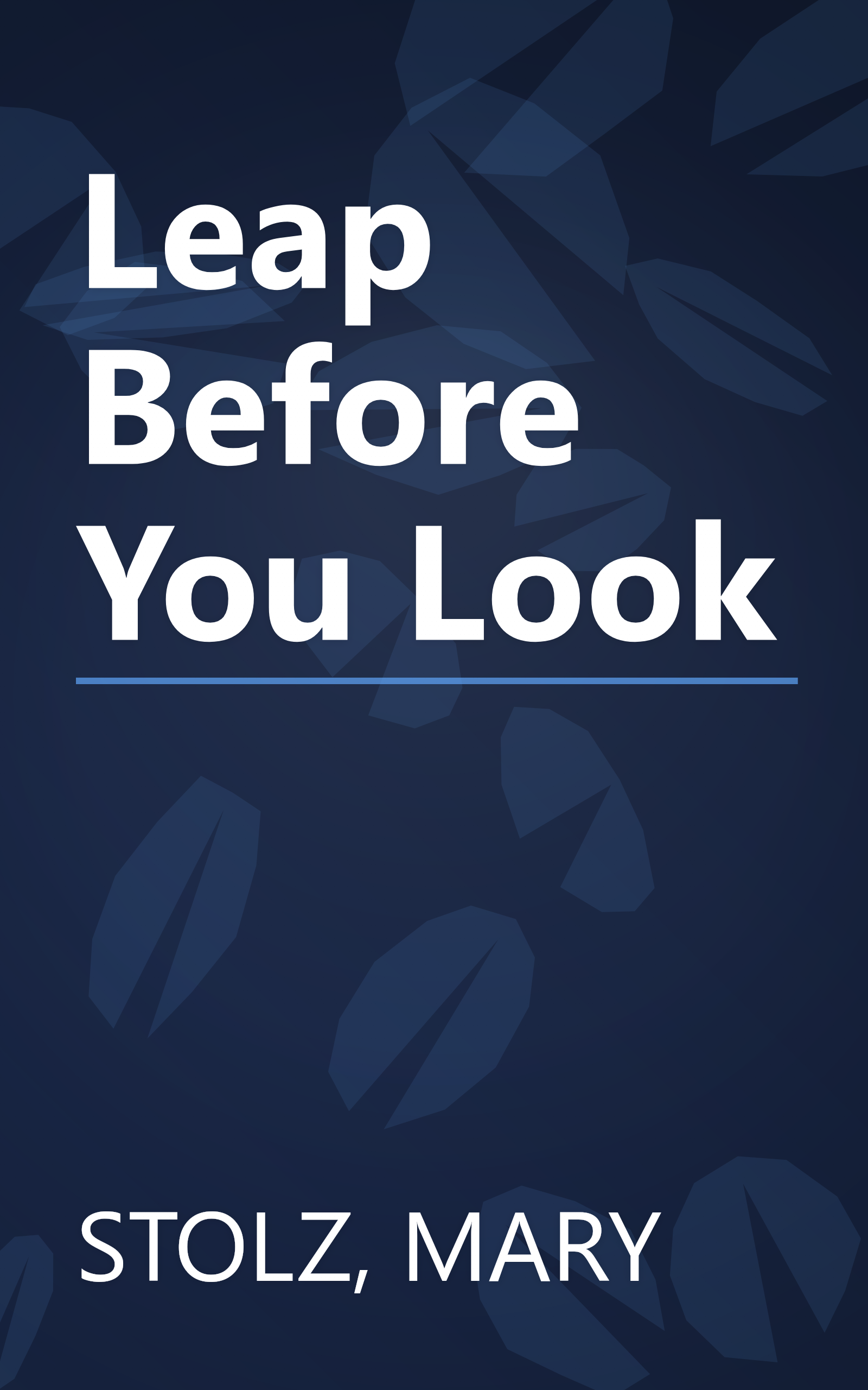Leap Before You Look book cover
