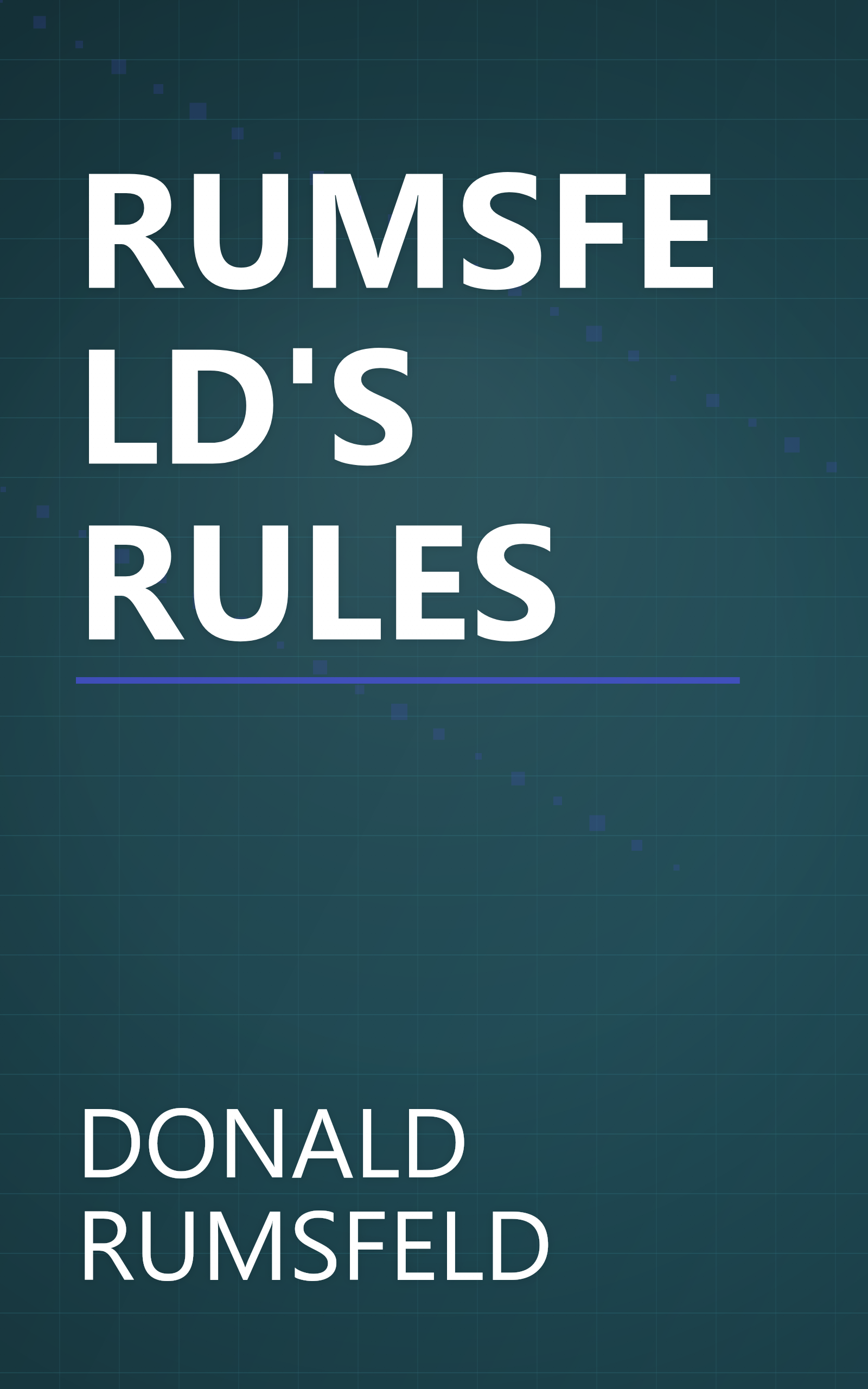 RUMSFELD'S RULES book cover