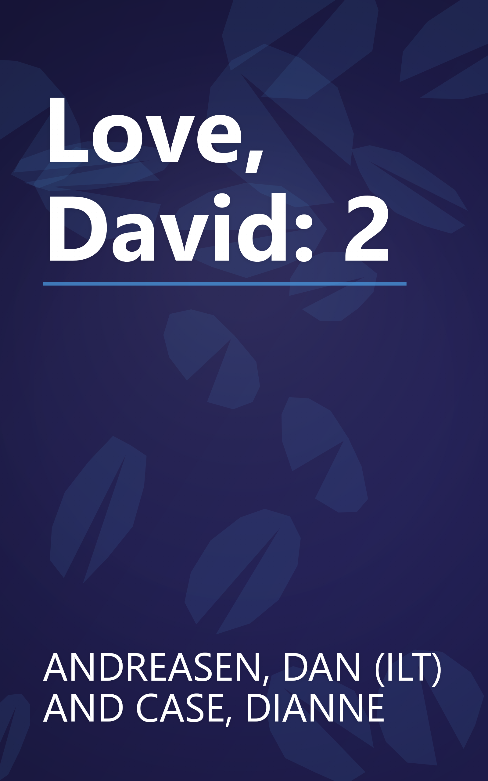 Love, David: 2 book cover