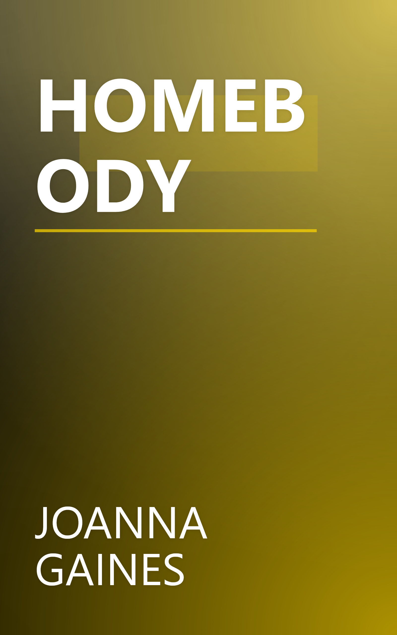 HOMEBODY book cover
