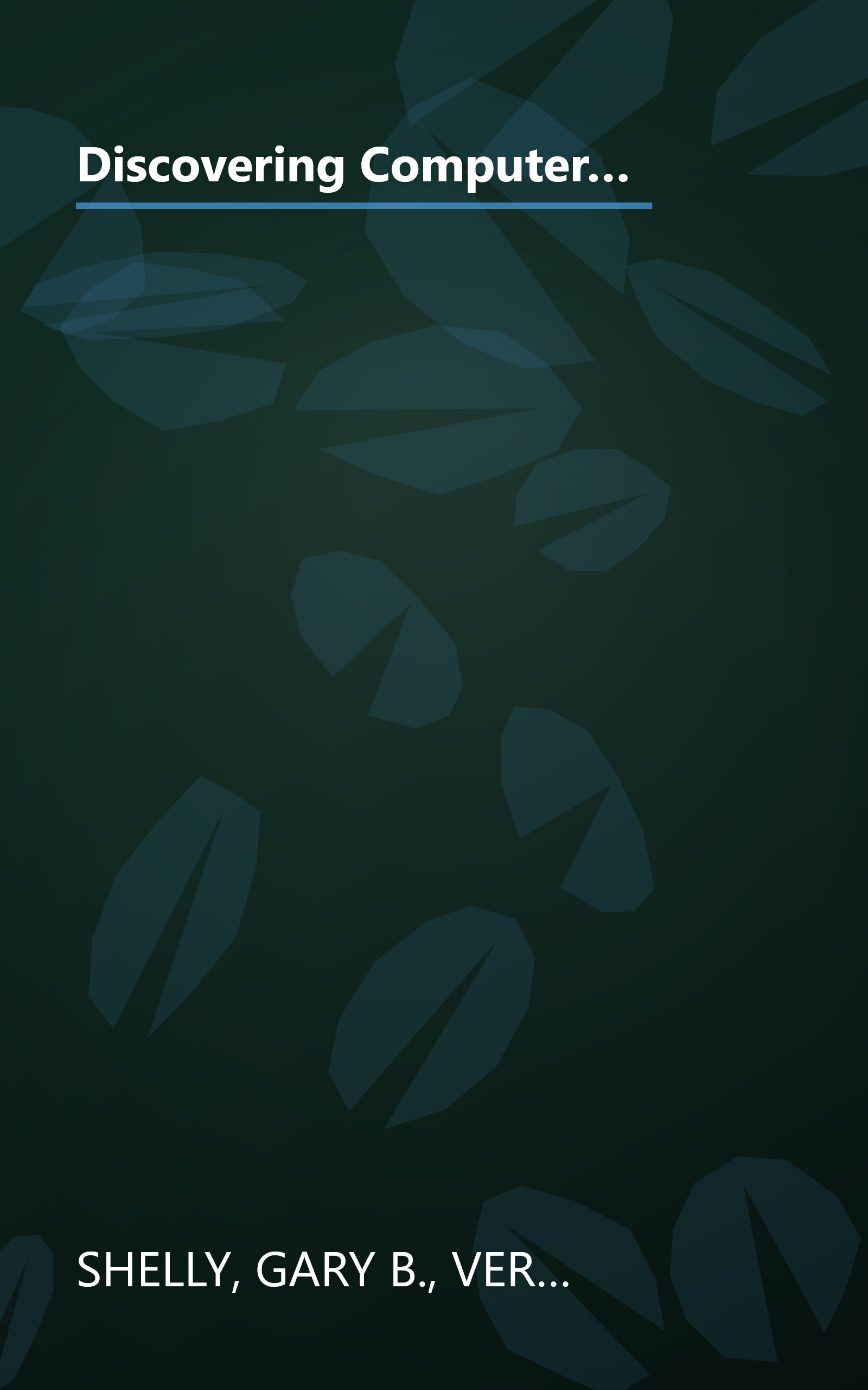 Discovering Computers: Fundamentals, Fifth Edition (Available Titles Skills Assessment Manager (SAM) - Office 2010) book cover