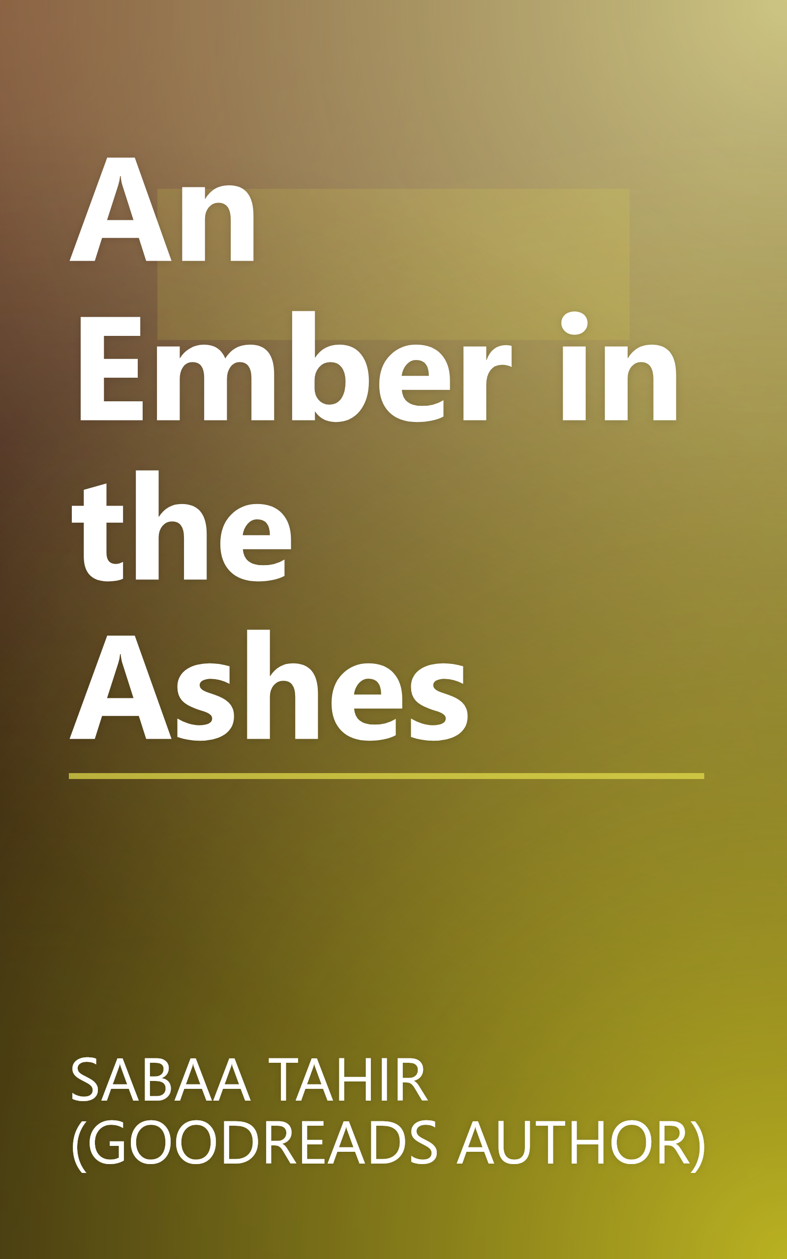 An Ember in the Ashes book cover