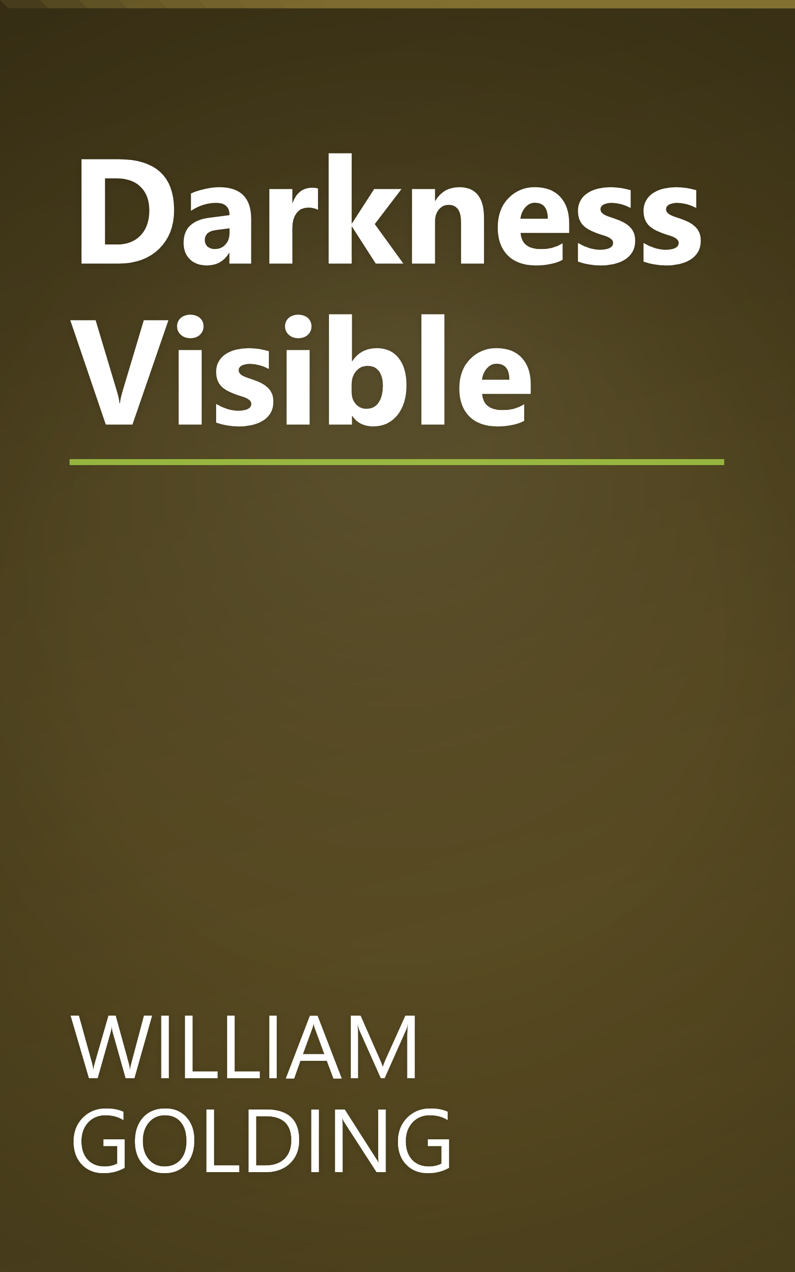 Darkness Visible book cover