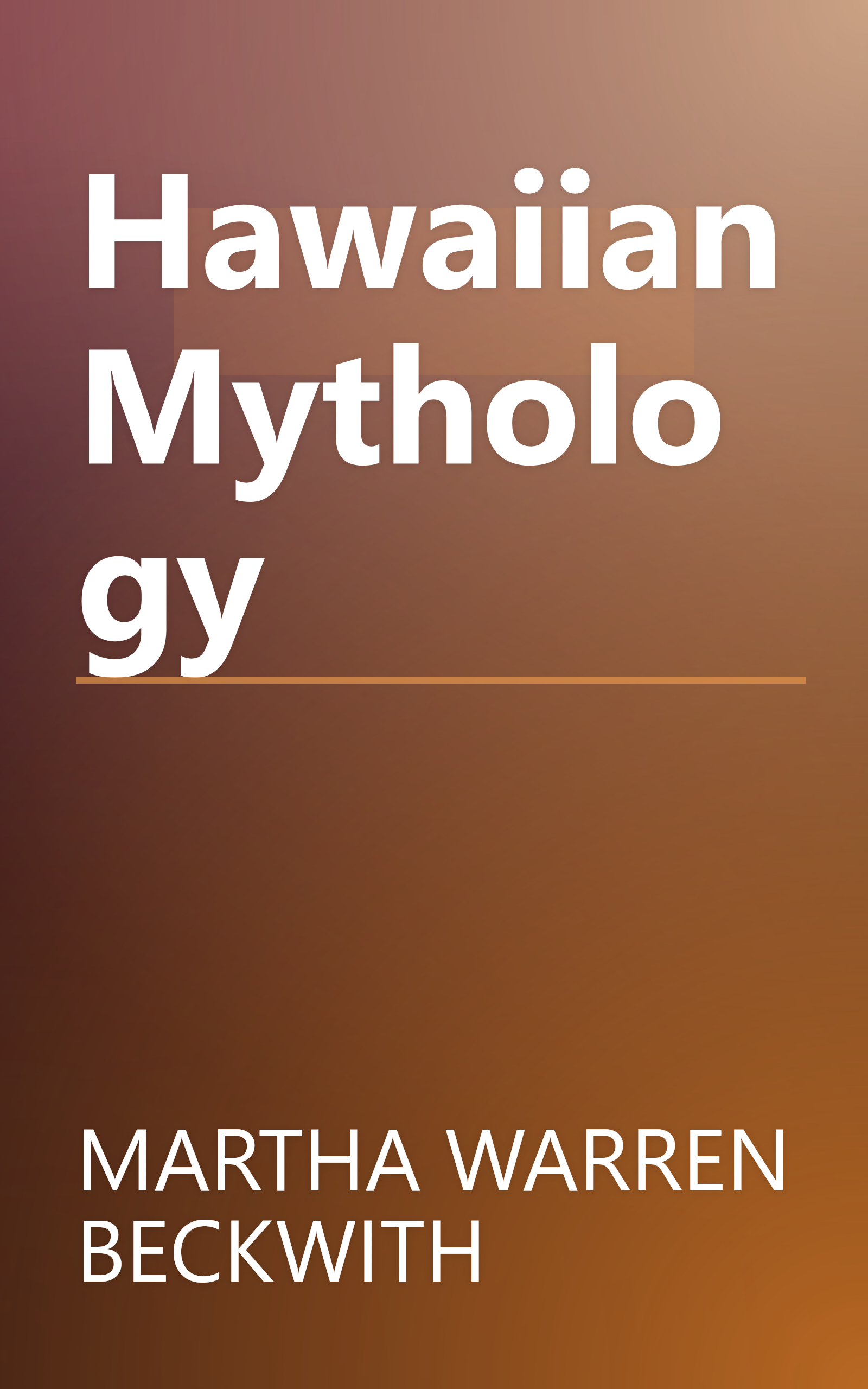 Hawaiian Mythology book cover