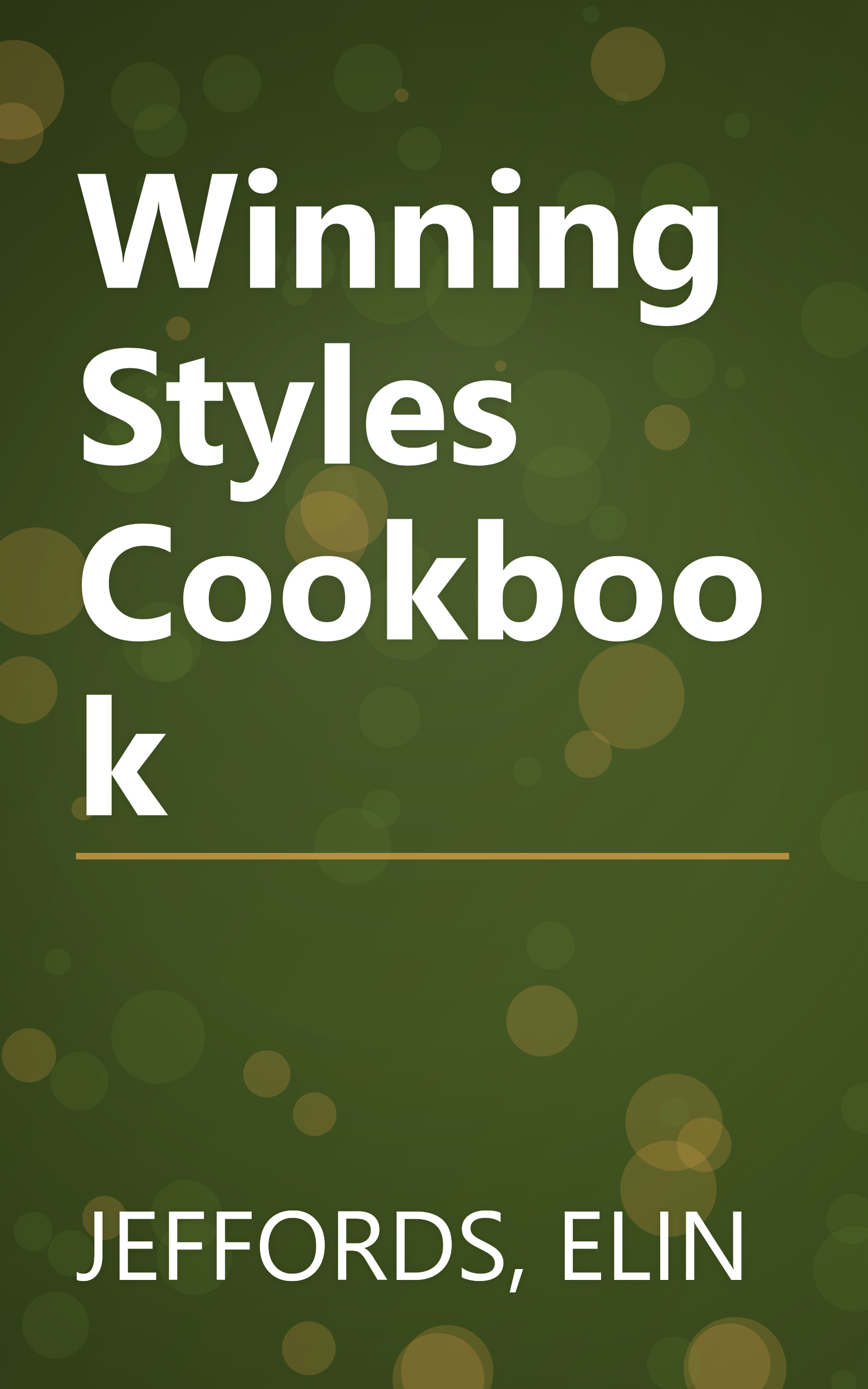 Winning Styles Cookbook book cover