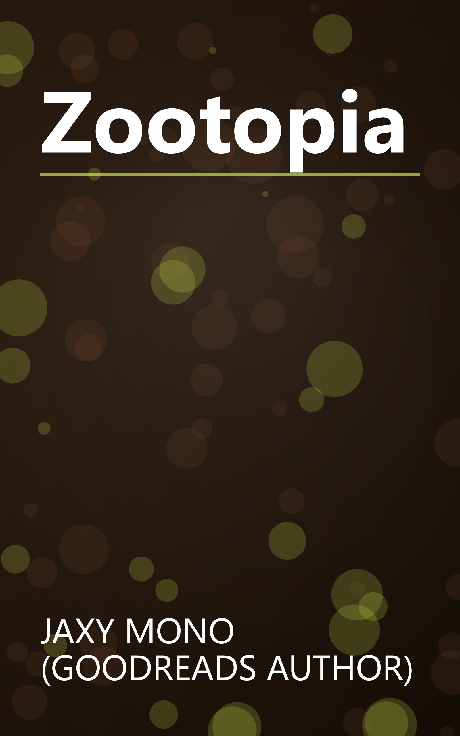 Zootopia book cover