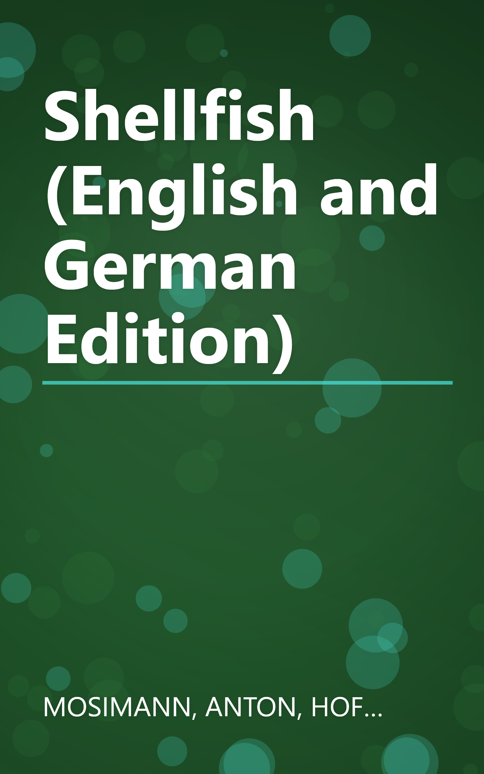 Shellfish (English and German Edition) book cover