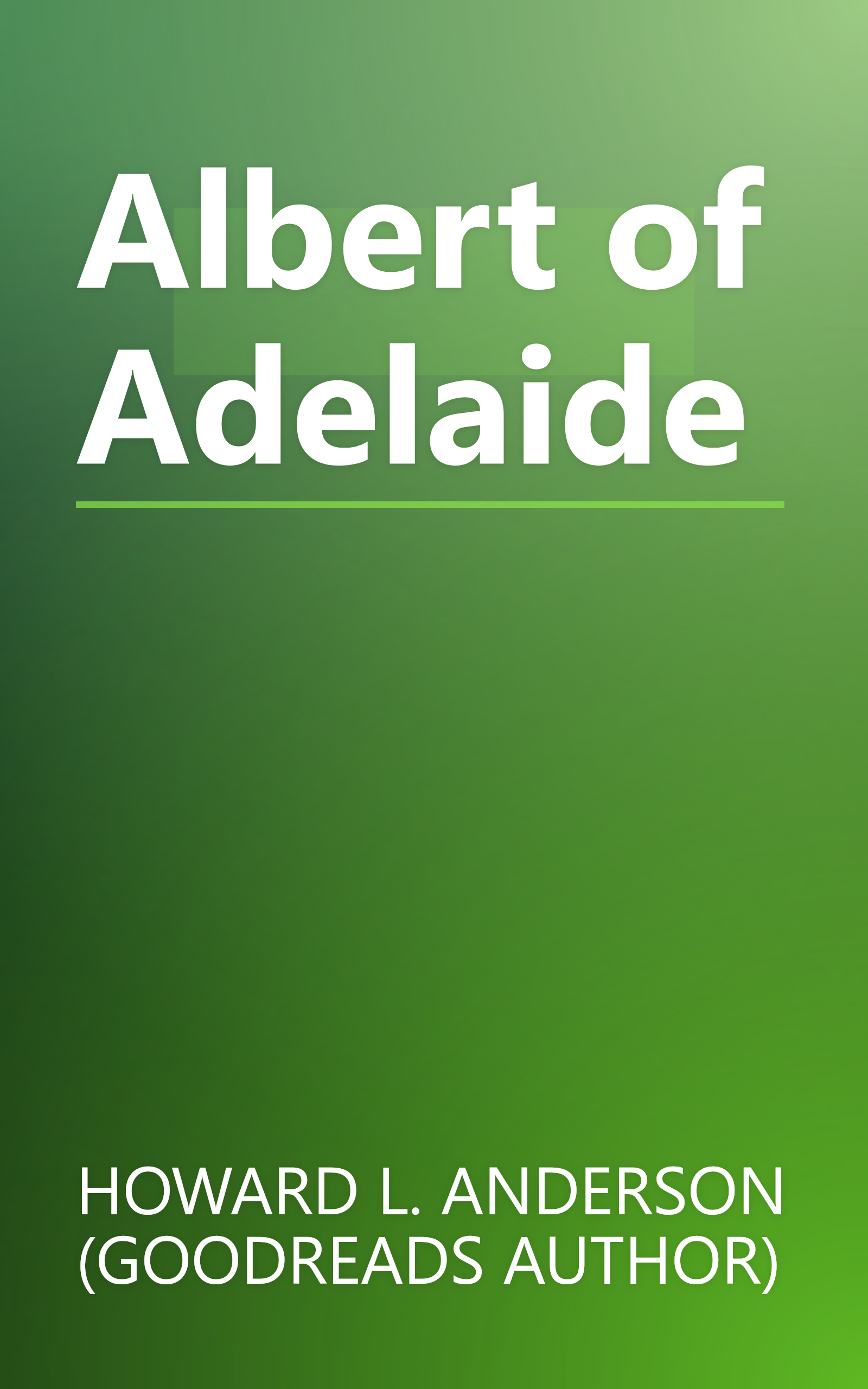 Albert of Adelaide book cover