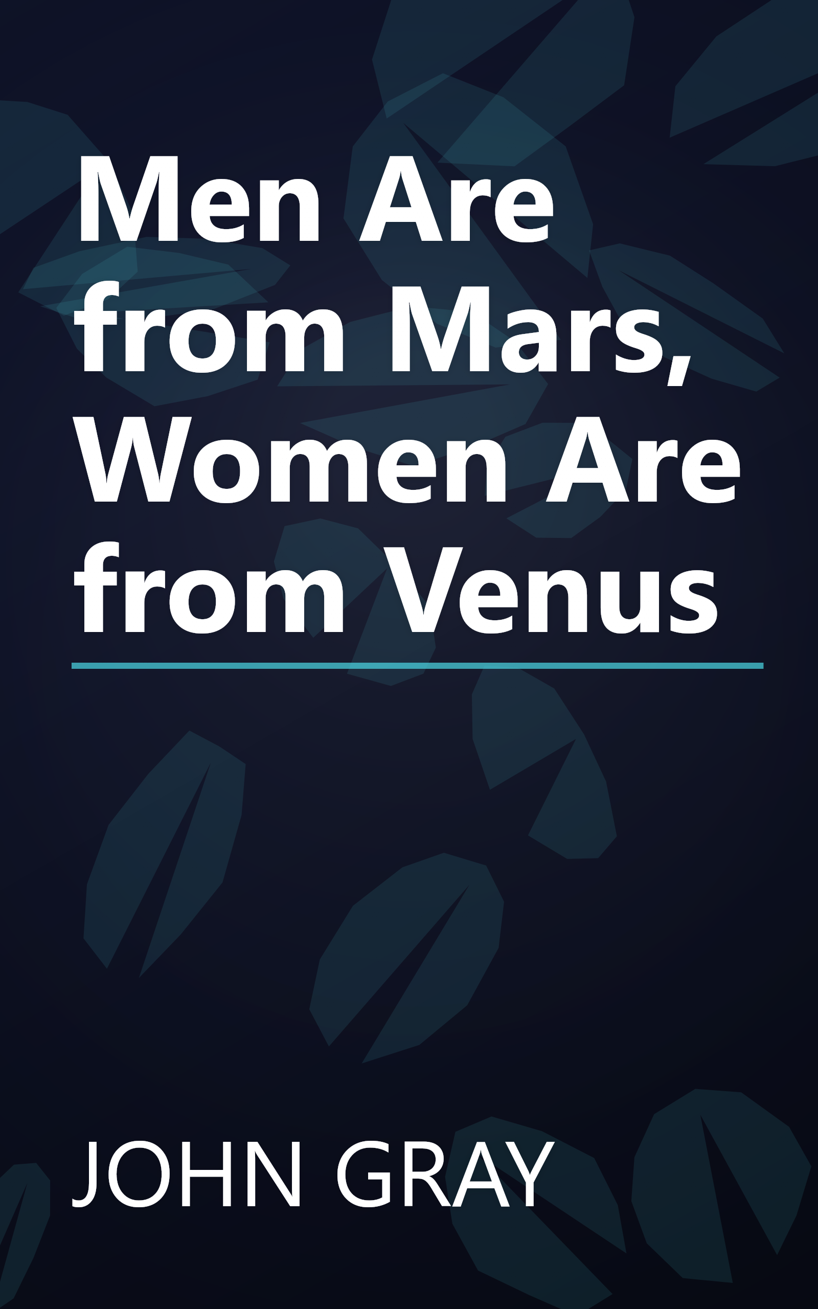 Men Are from Mars, Women Are from Venus book cover