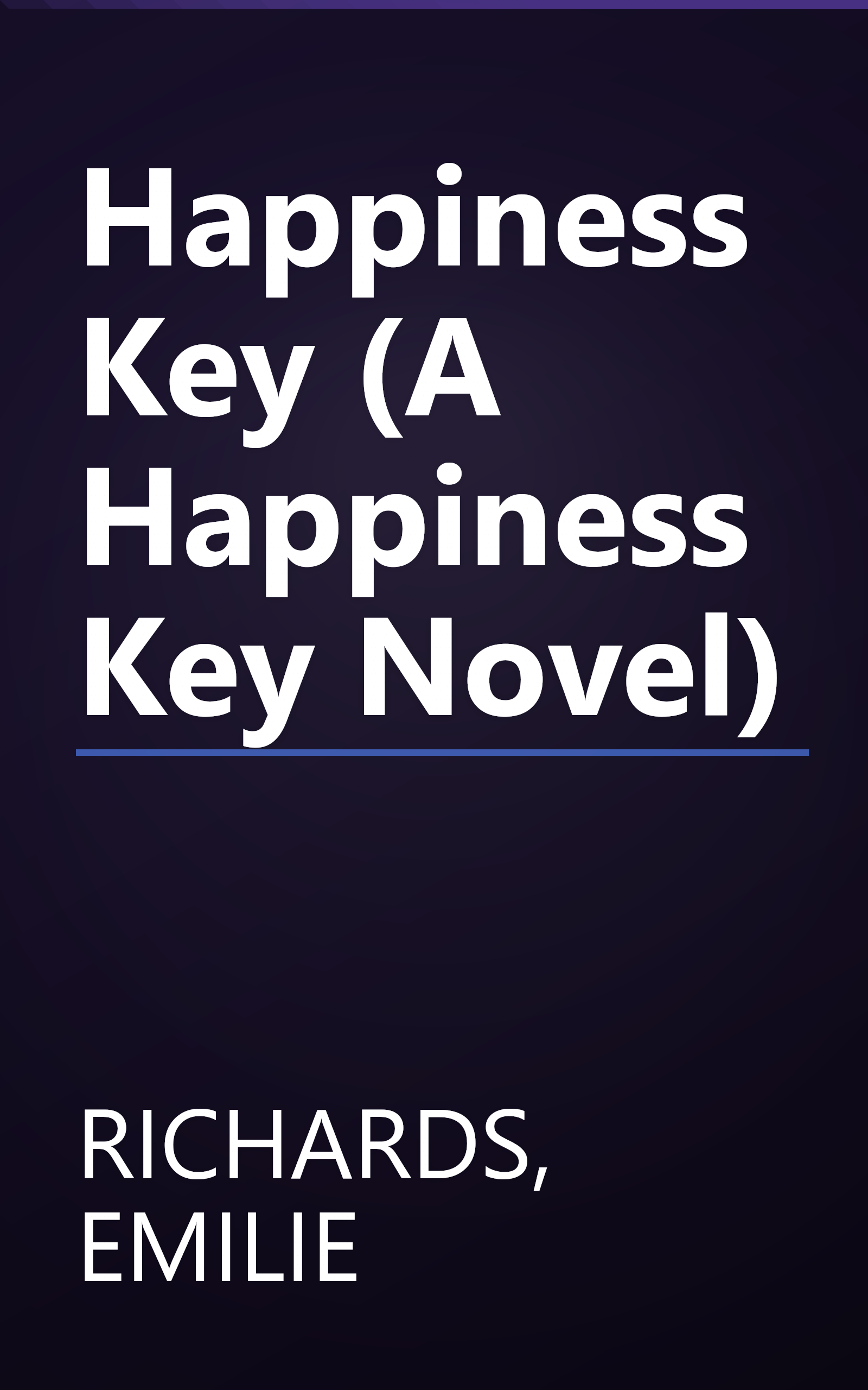Happiness Key (A Happiness Key Novel) book cover
