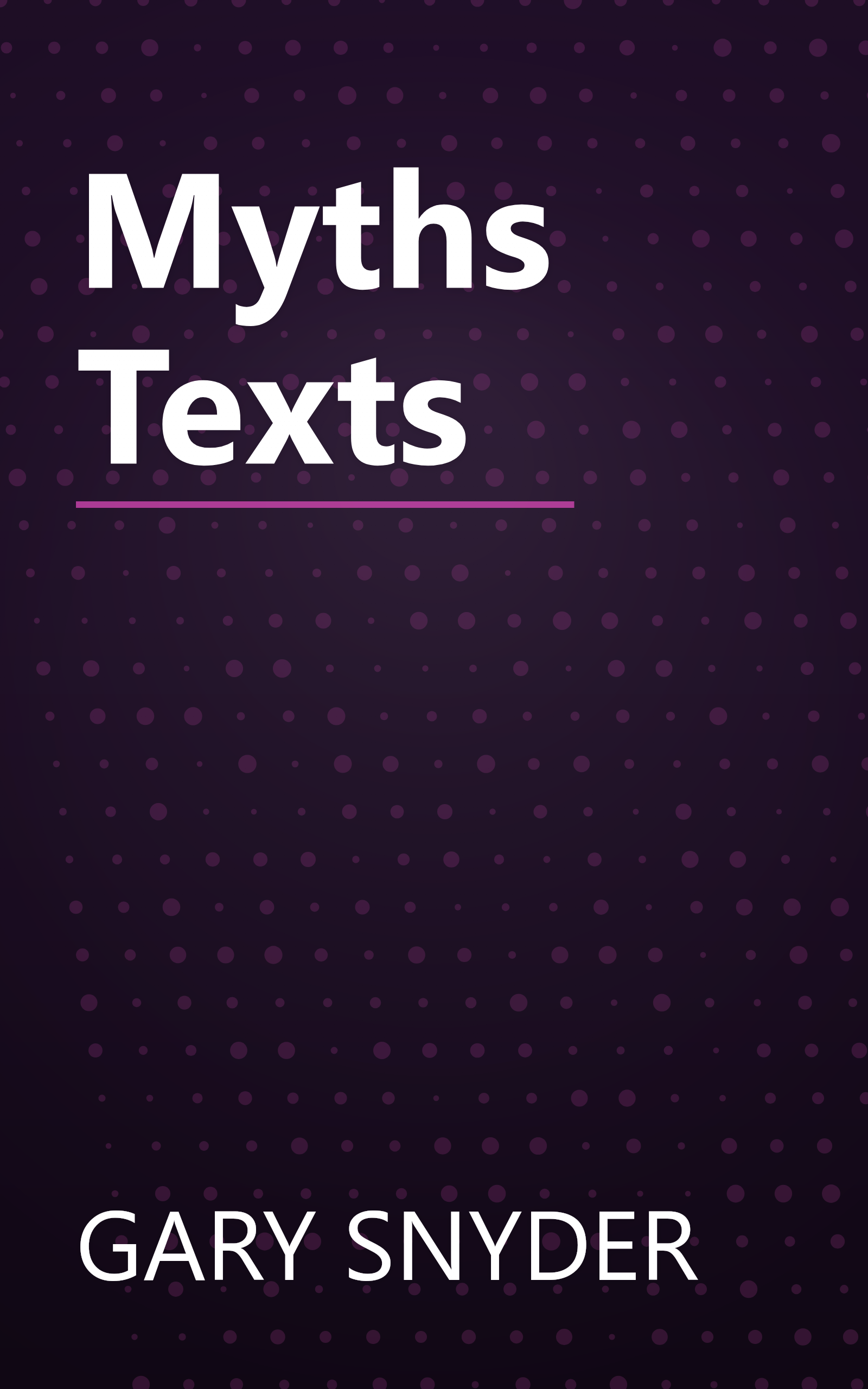 Myths Texts book cover