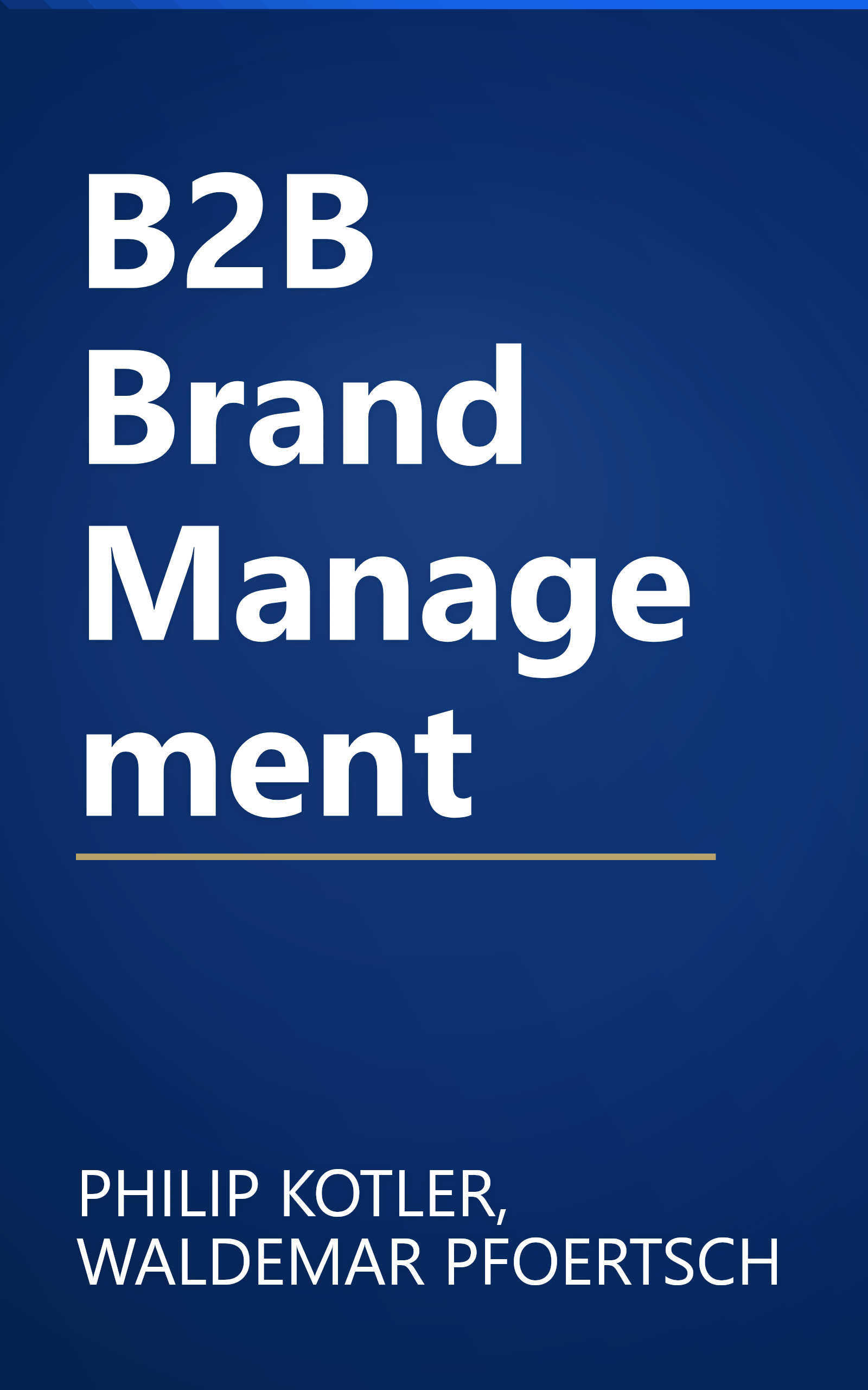 B2B Brand Management book cover