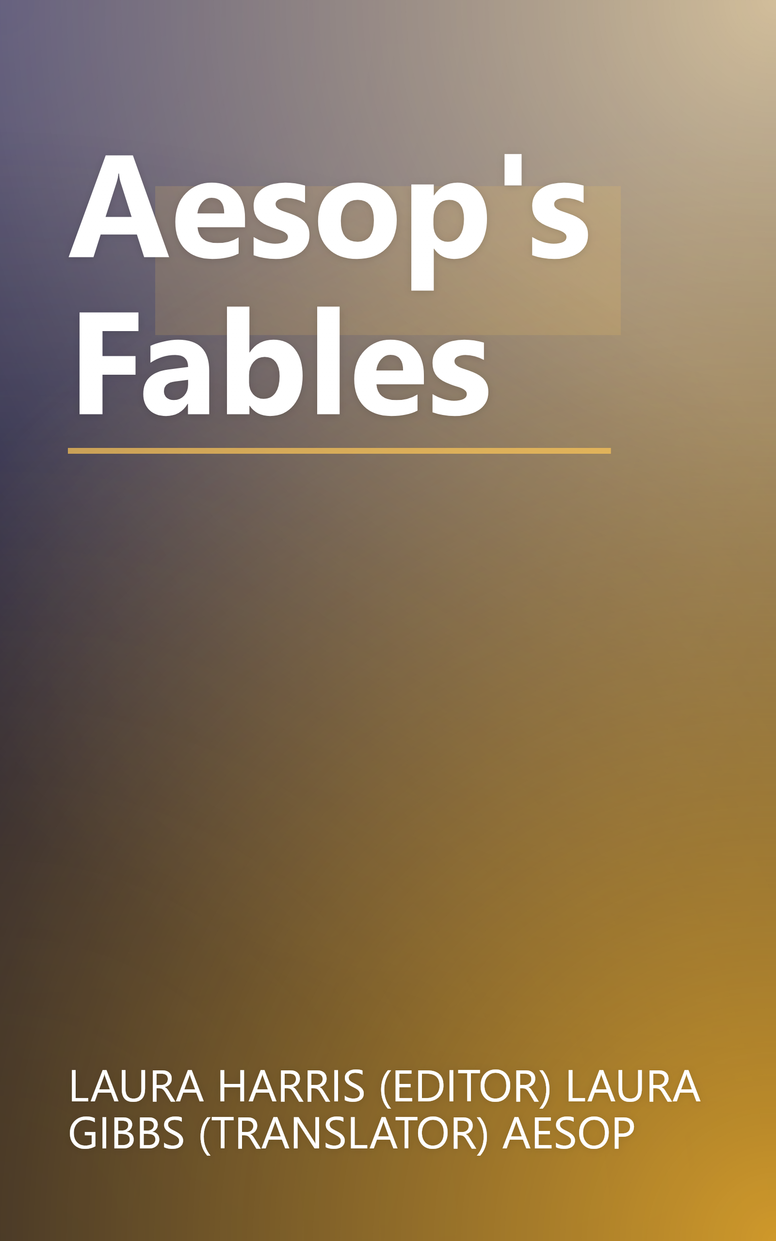 Aesop's Fables book cover