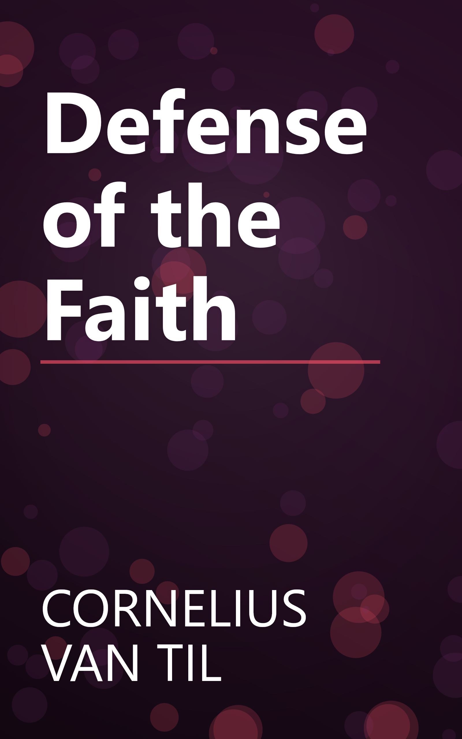 Defense of the Faith book cover