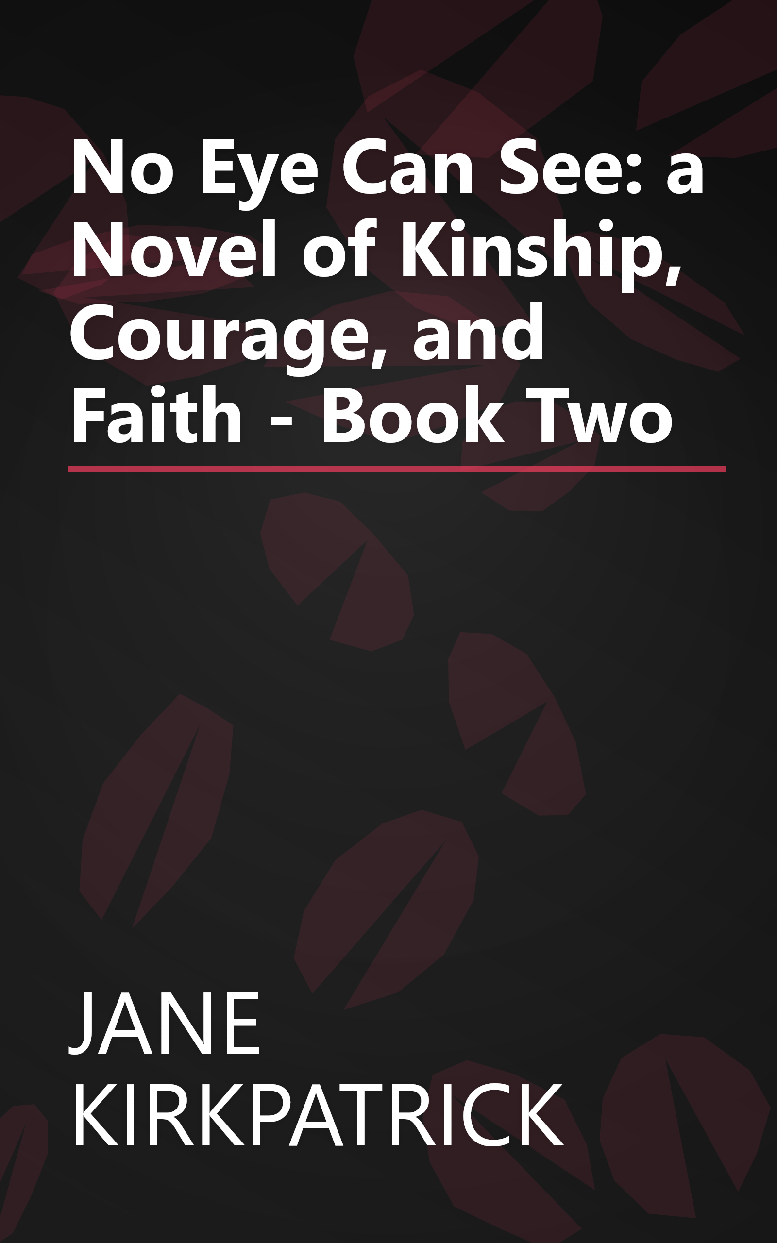 No Eye Can See: a Novel of Kinship, Courage, and Faith - Book Two book cover