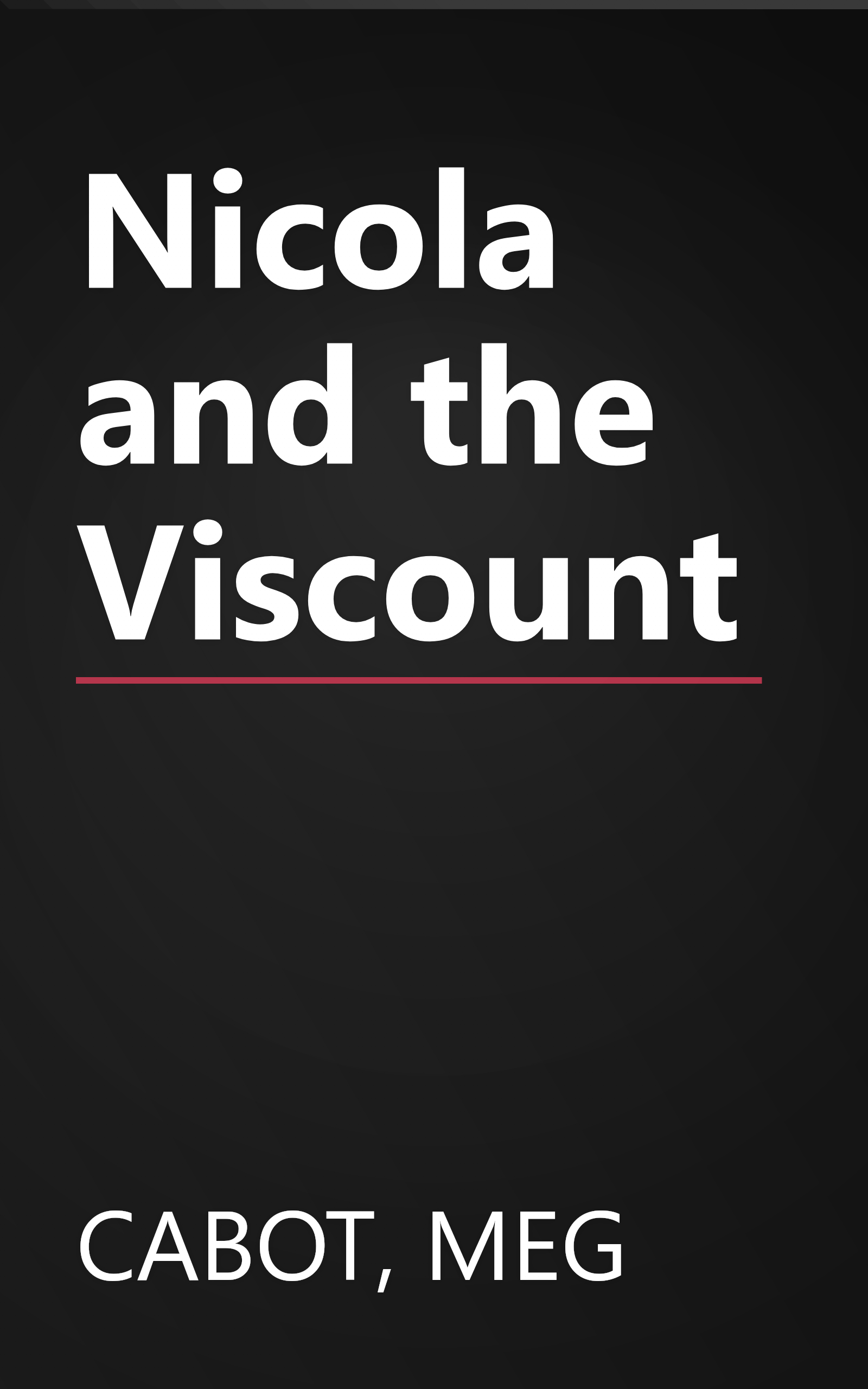 Nicola and the Viscount book cover