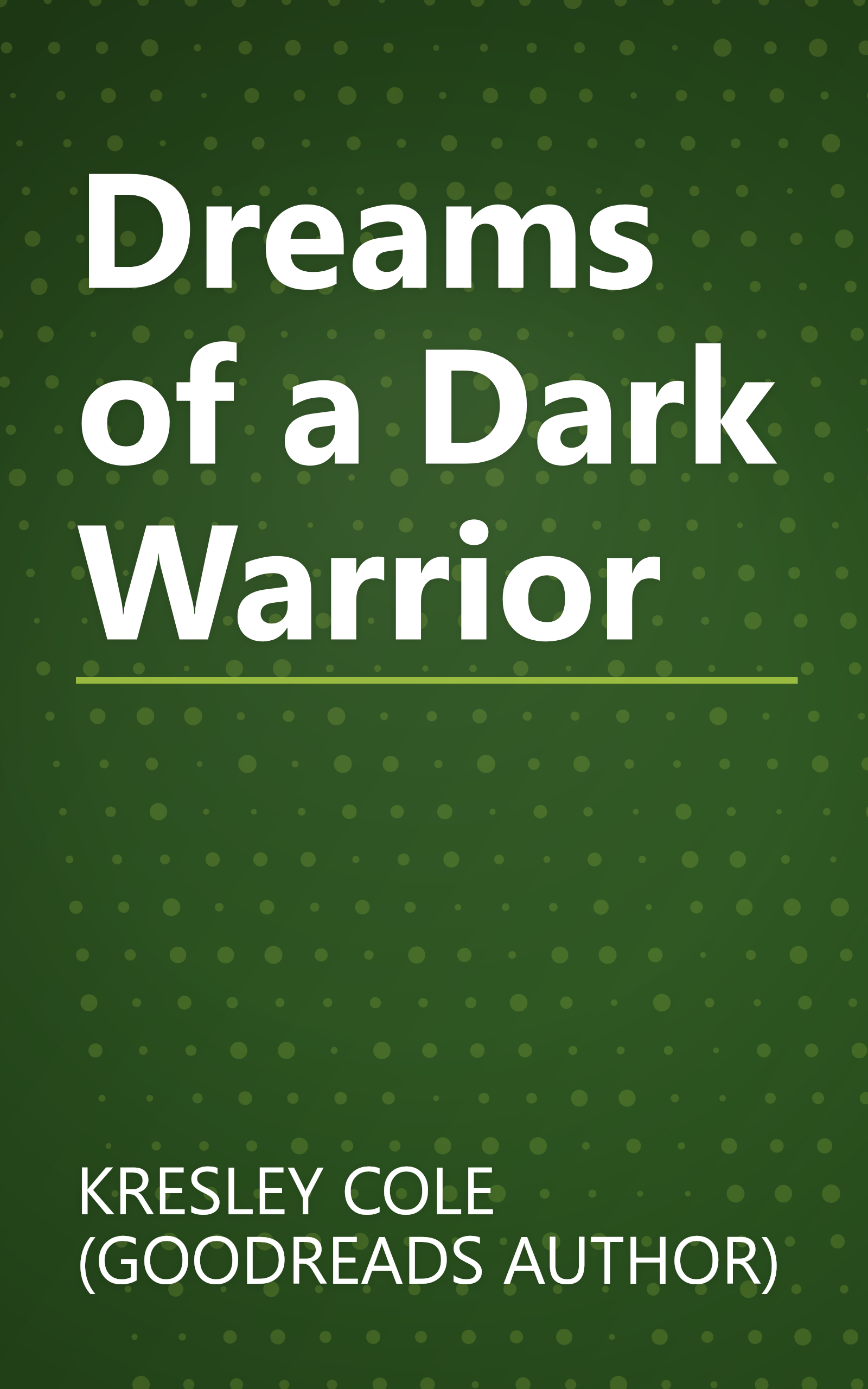 Dreams of a Dark Warrior book cover