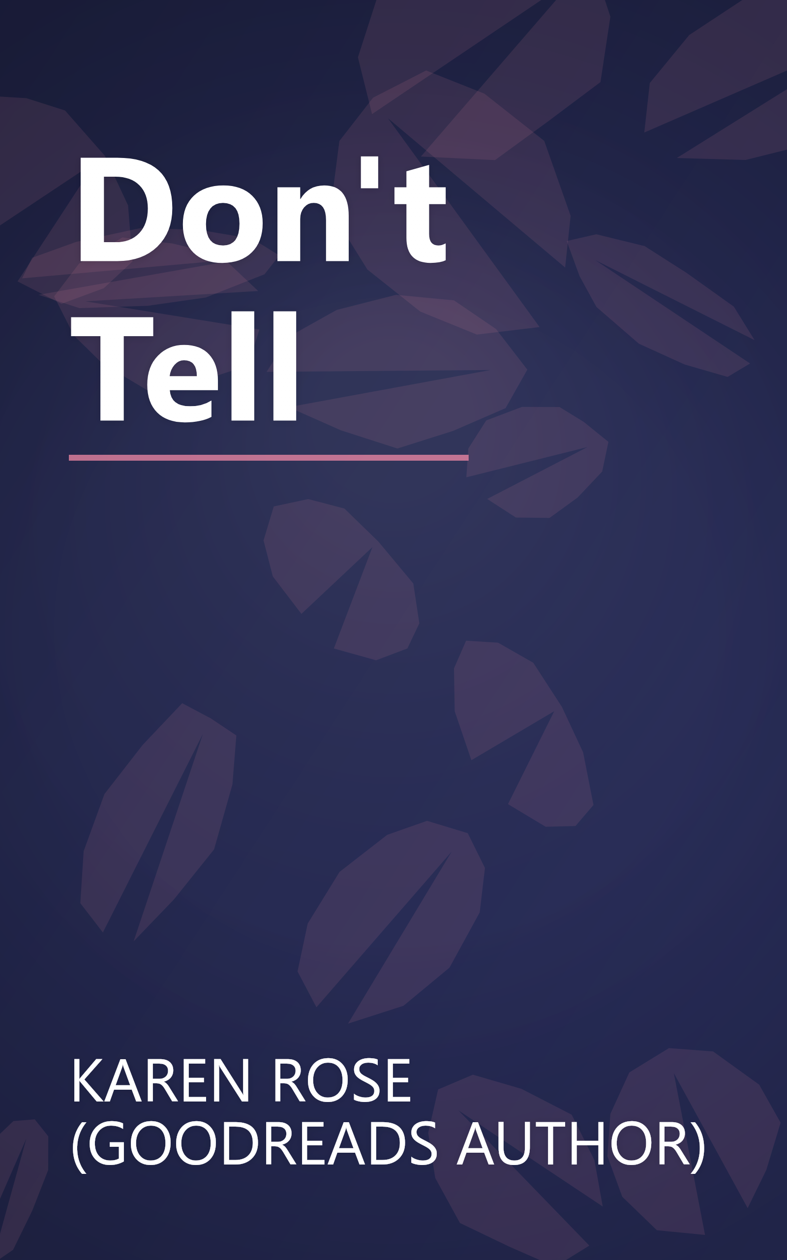 Don't Tell book cover