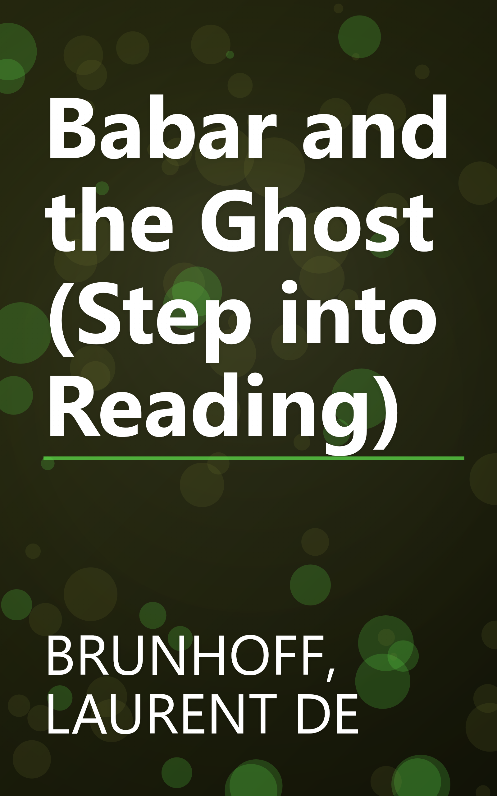 Babar and the Ghost (Step into Reading) book cover