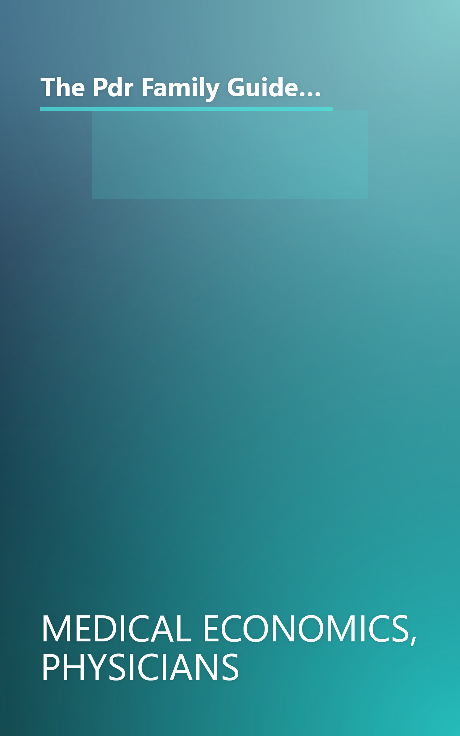 The Pdr Family Guide to Women's Health and Prescription Drugs (PHYSICIAN'S DESK REFERENCE FAMILY GUIDE TO WOMEN'S HEALTH AND PRESCRIPTION DRUGS) book cover