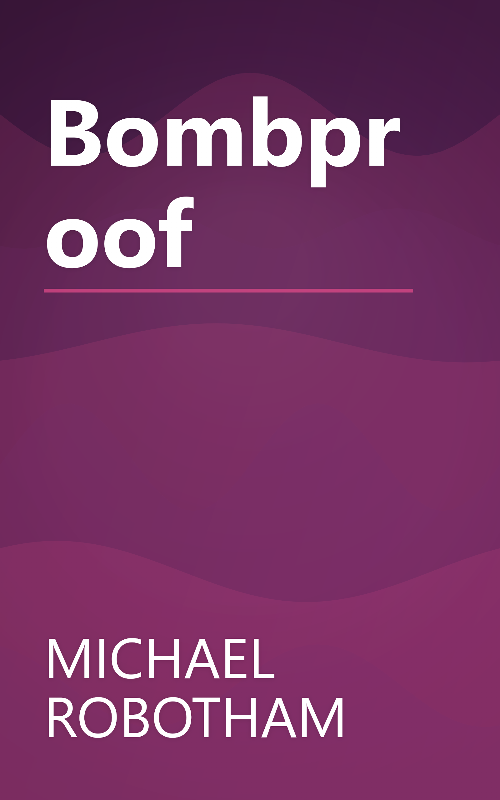 Bombproof book cover