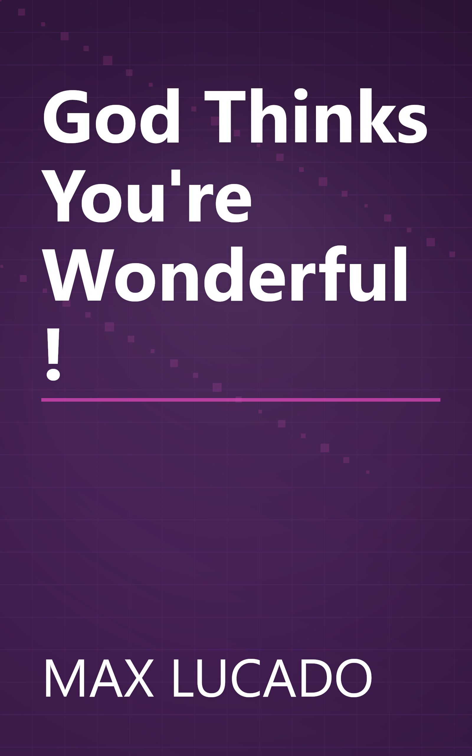 God Thinks You're Wonderful! book cover