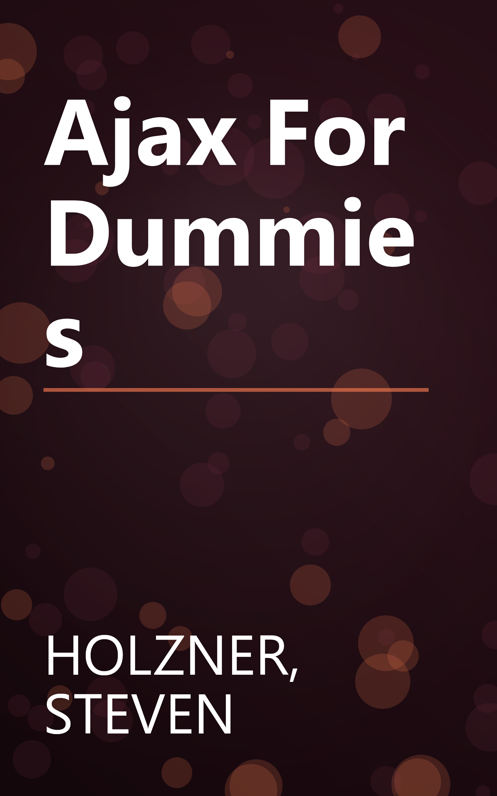 Ajax For Dummies book cover