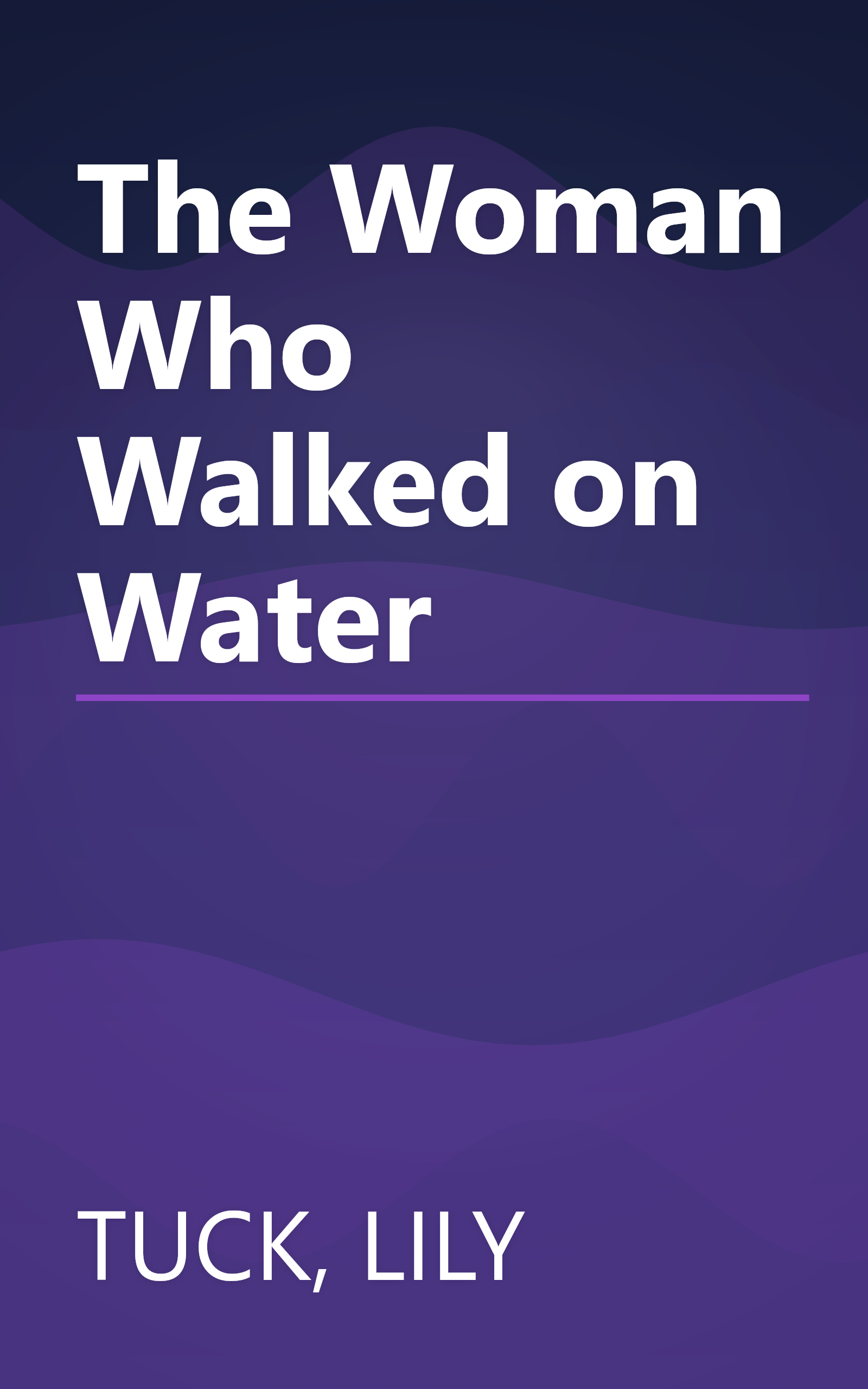 The Woman Who Walked on Water book cover