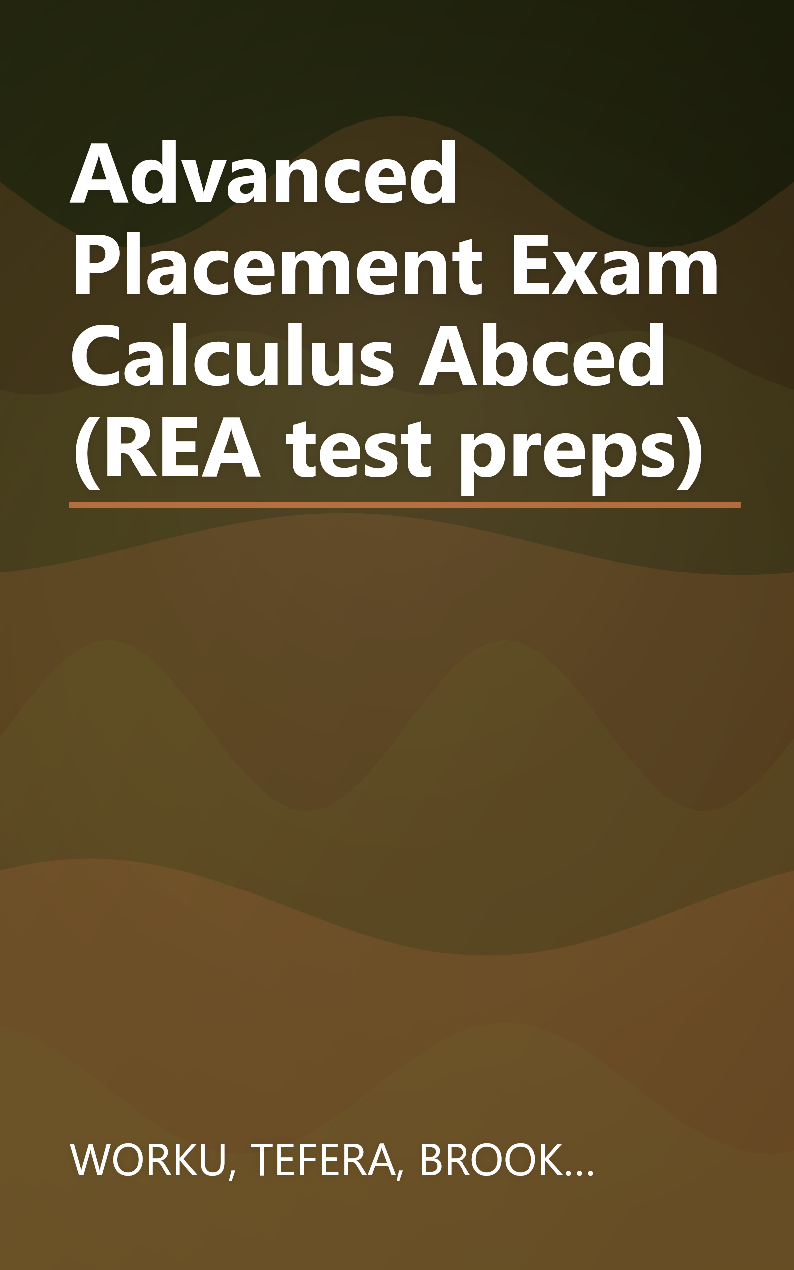 Advanced Placement Exam Calculus Abced (REA test preps) book cover