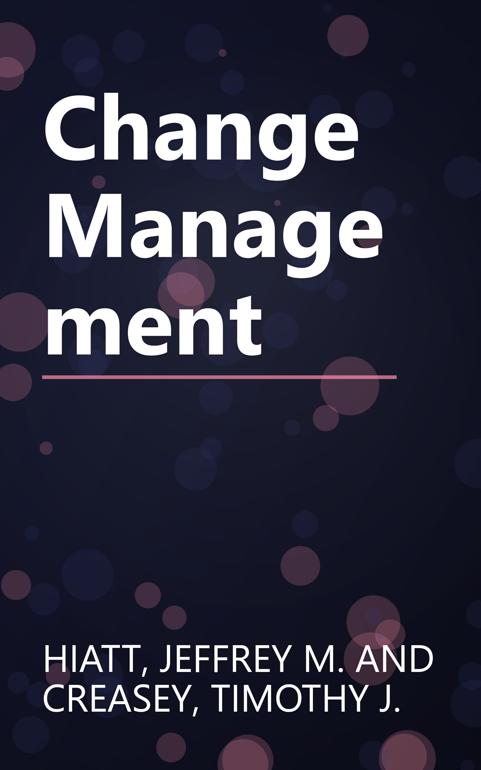 Change Management book cover
