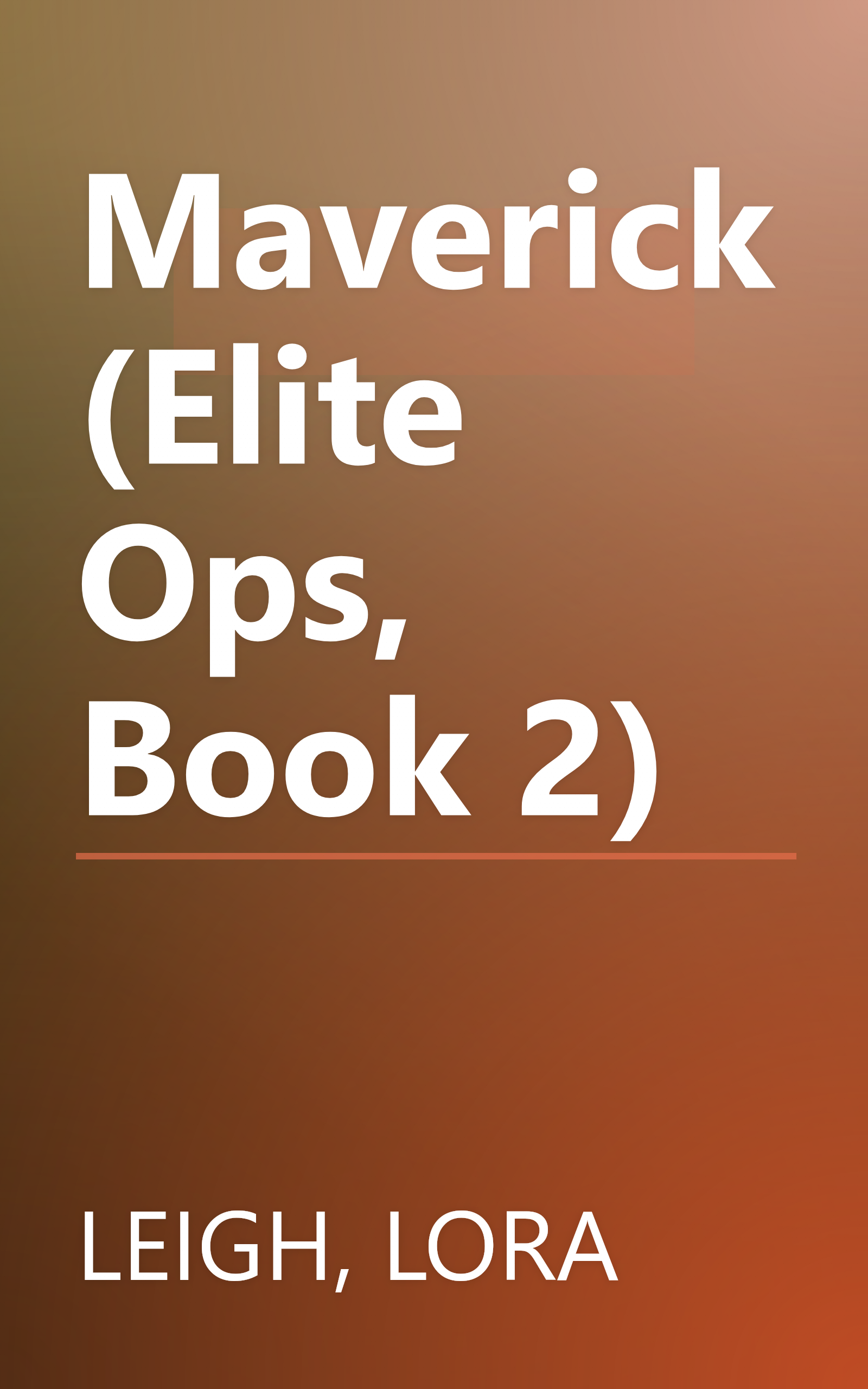 Maverick (Elite Ops, Book 2) book cover