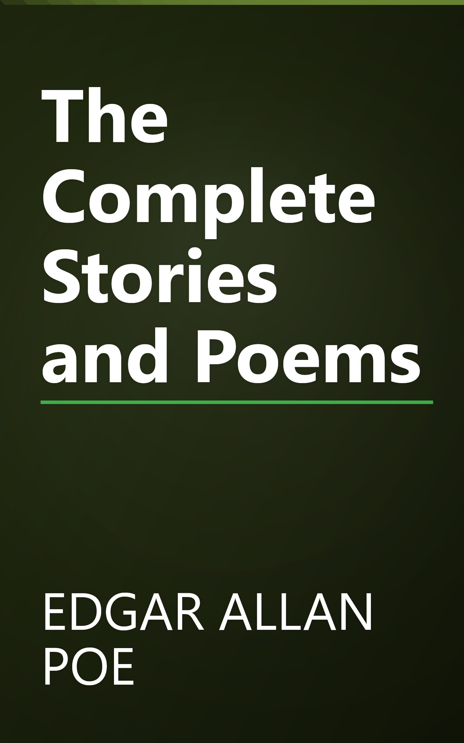 The Complete Stories and Poems book cover