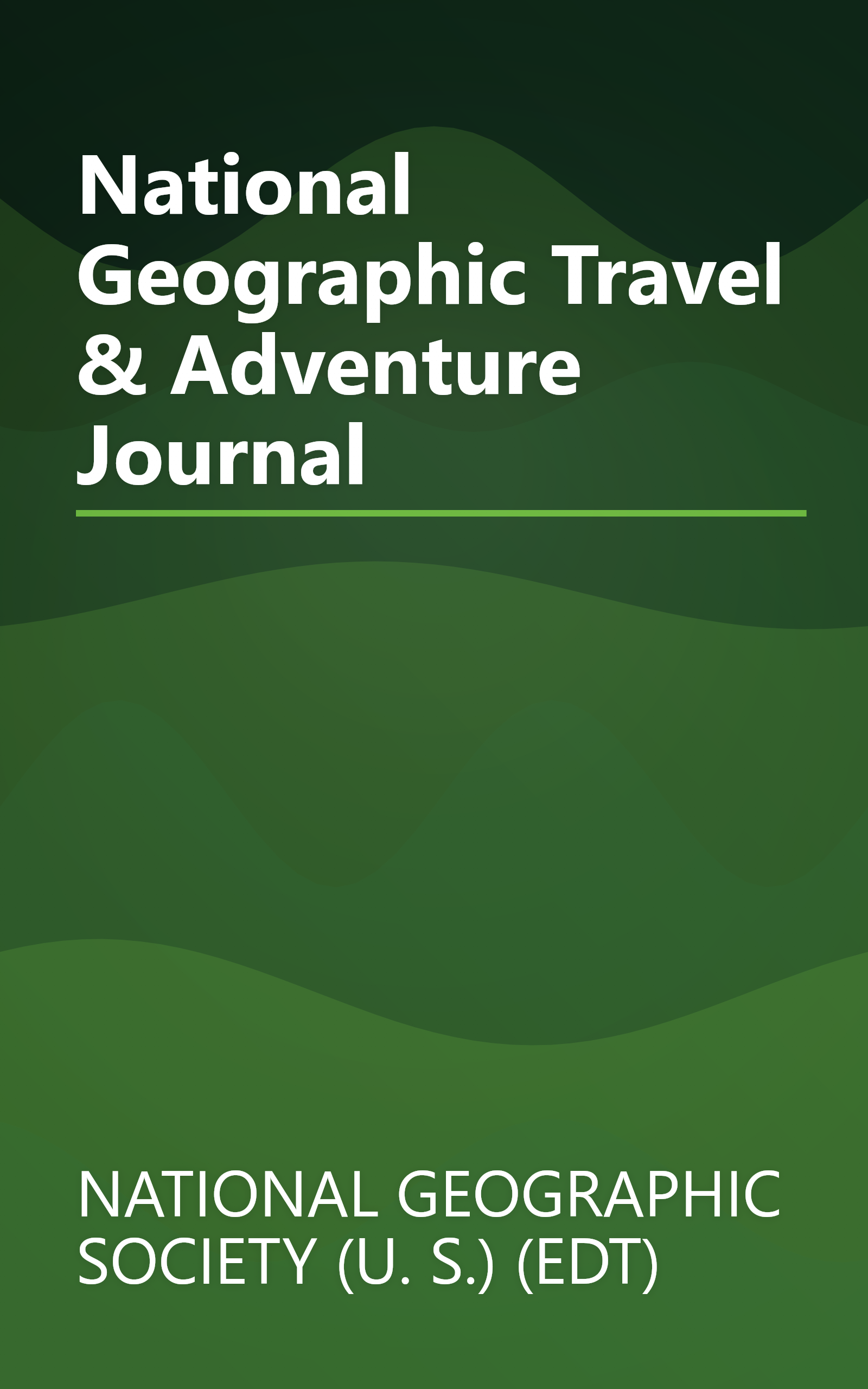National Geographic Travel & Adventure Journal book cover