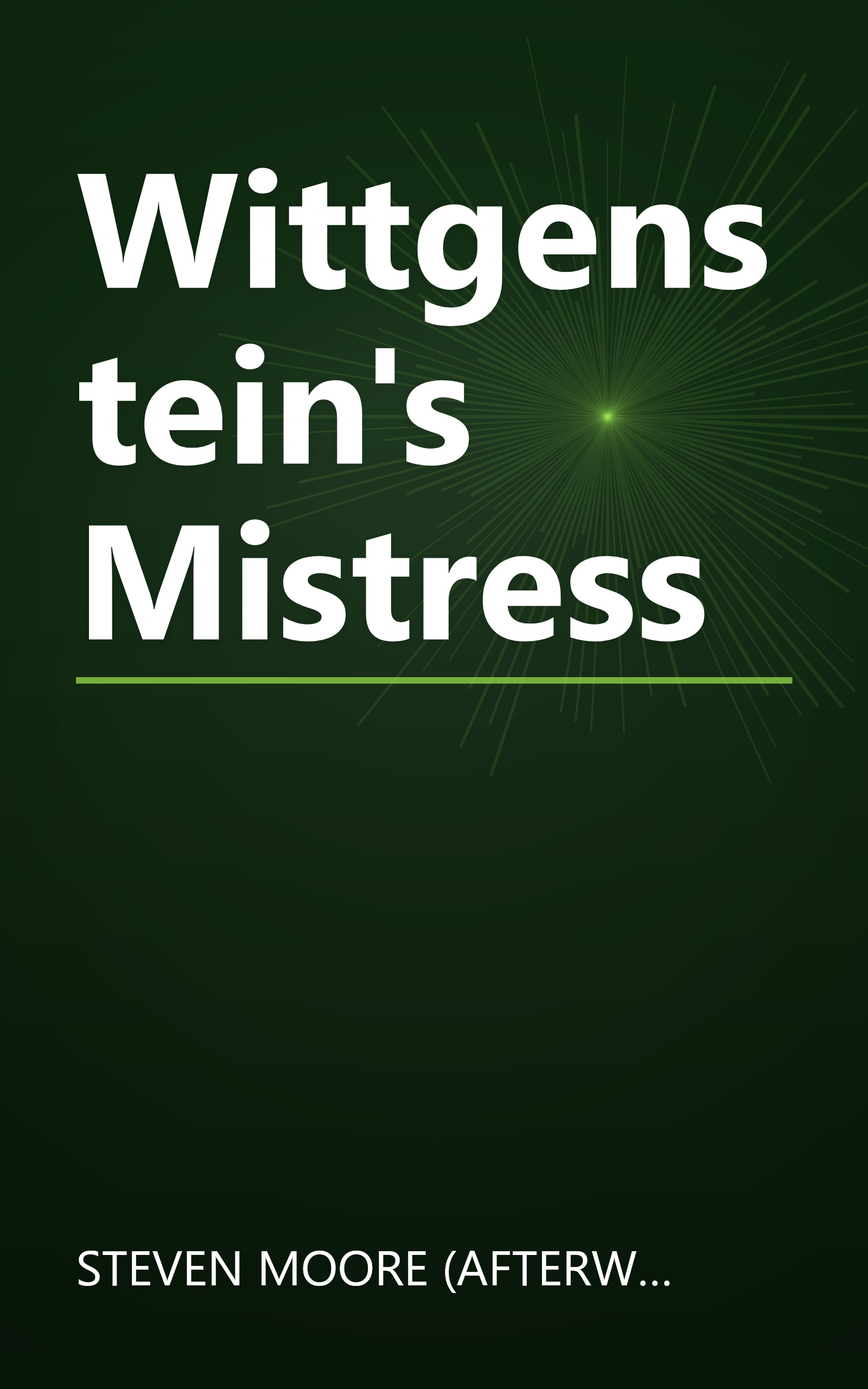 Wittgenstein's Mistress book cover