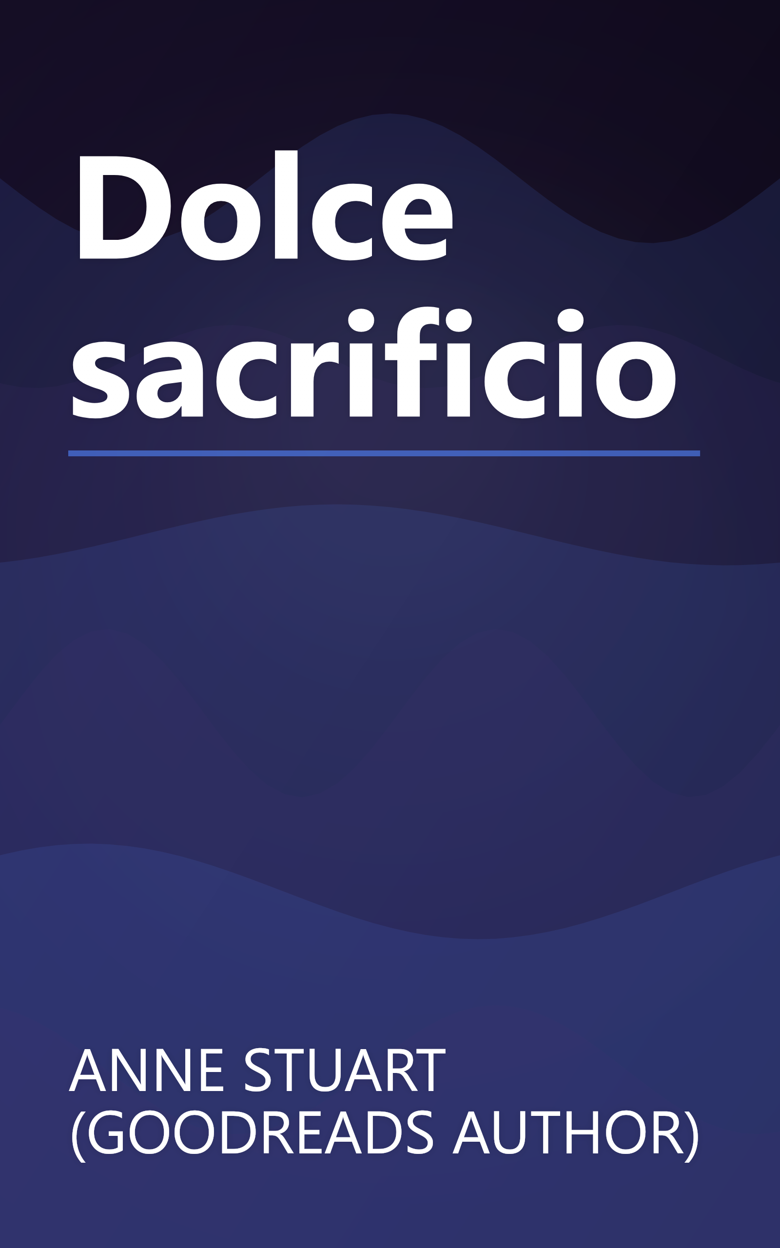 Dolce sacrificio book cover
