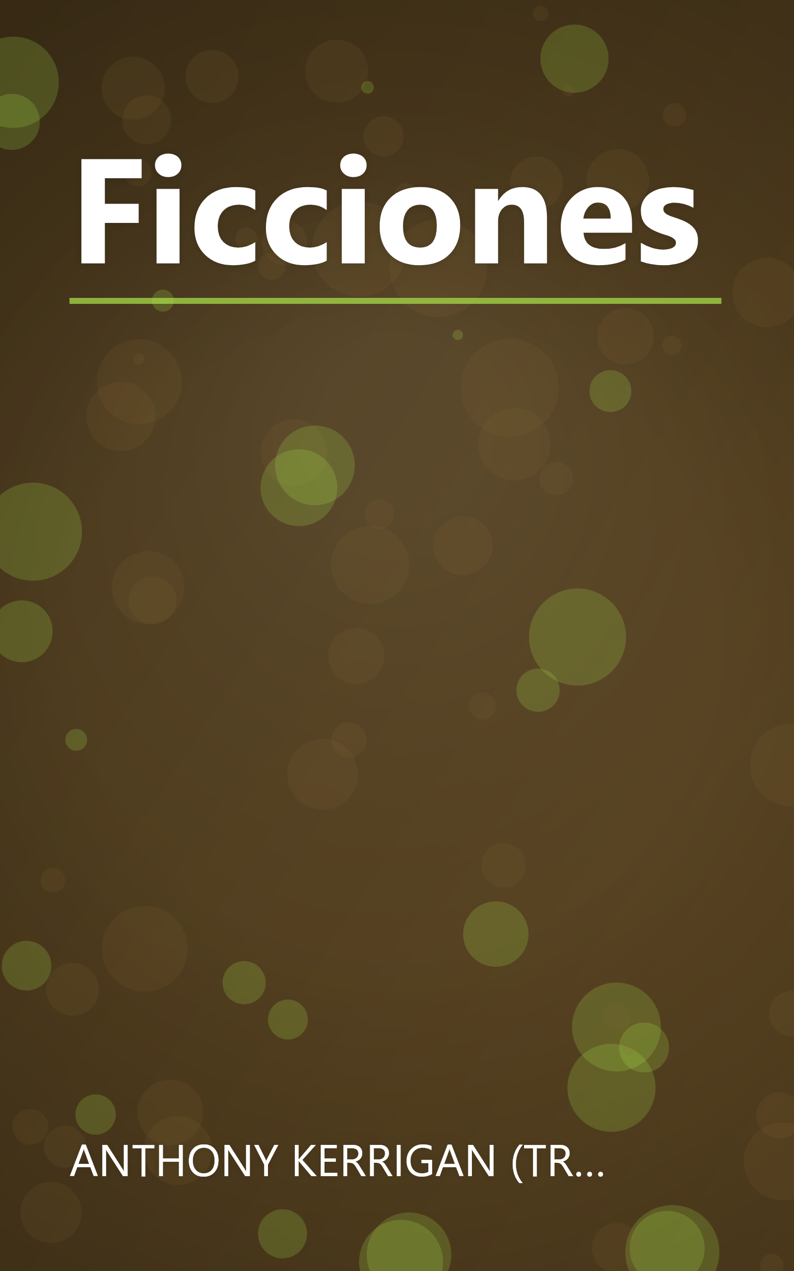 Ficciones book cover