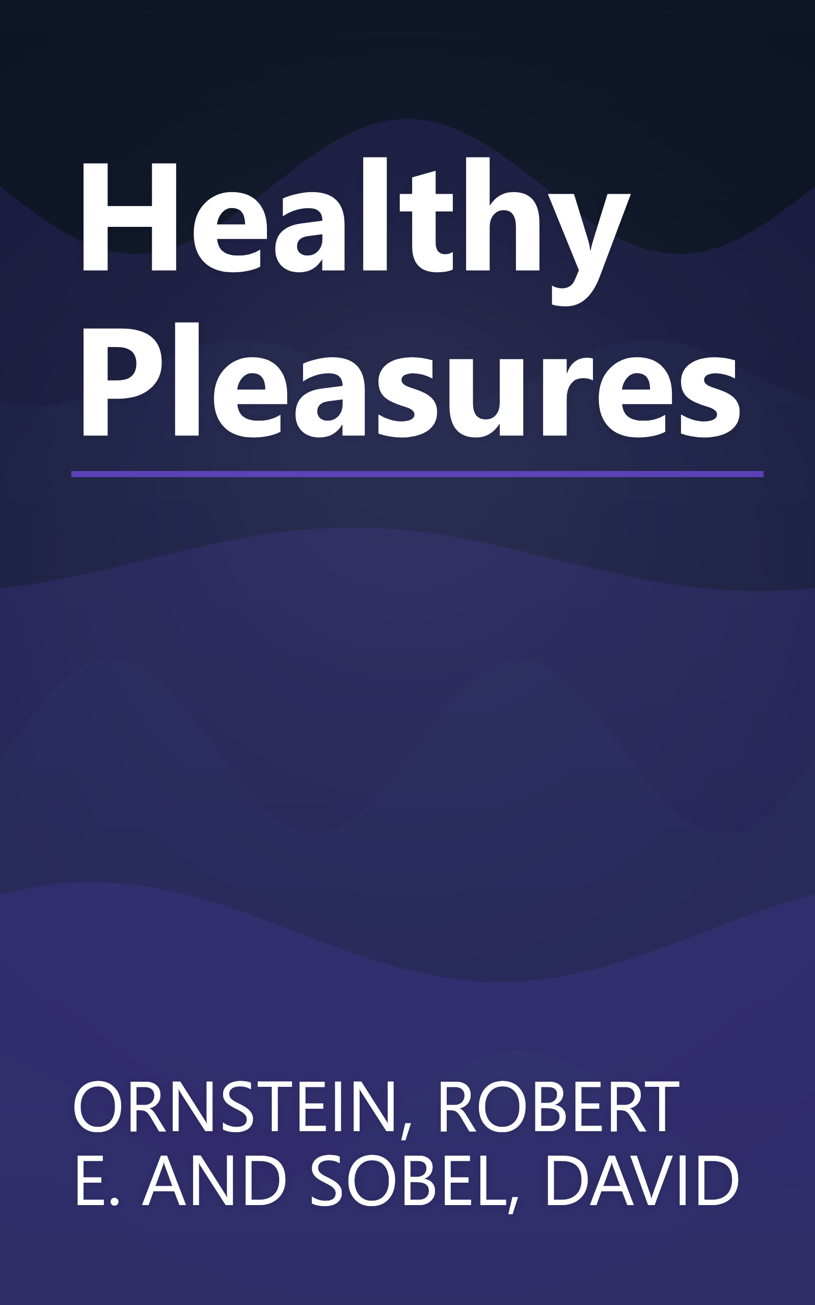 Healthy Pleasures book cover